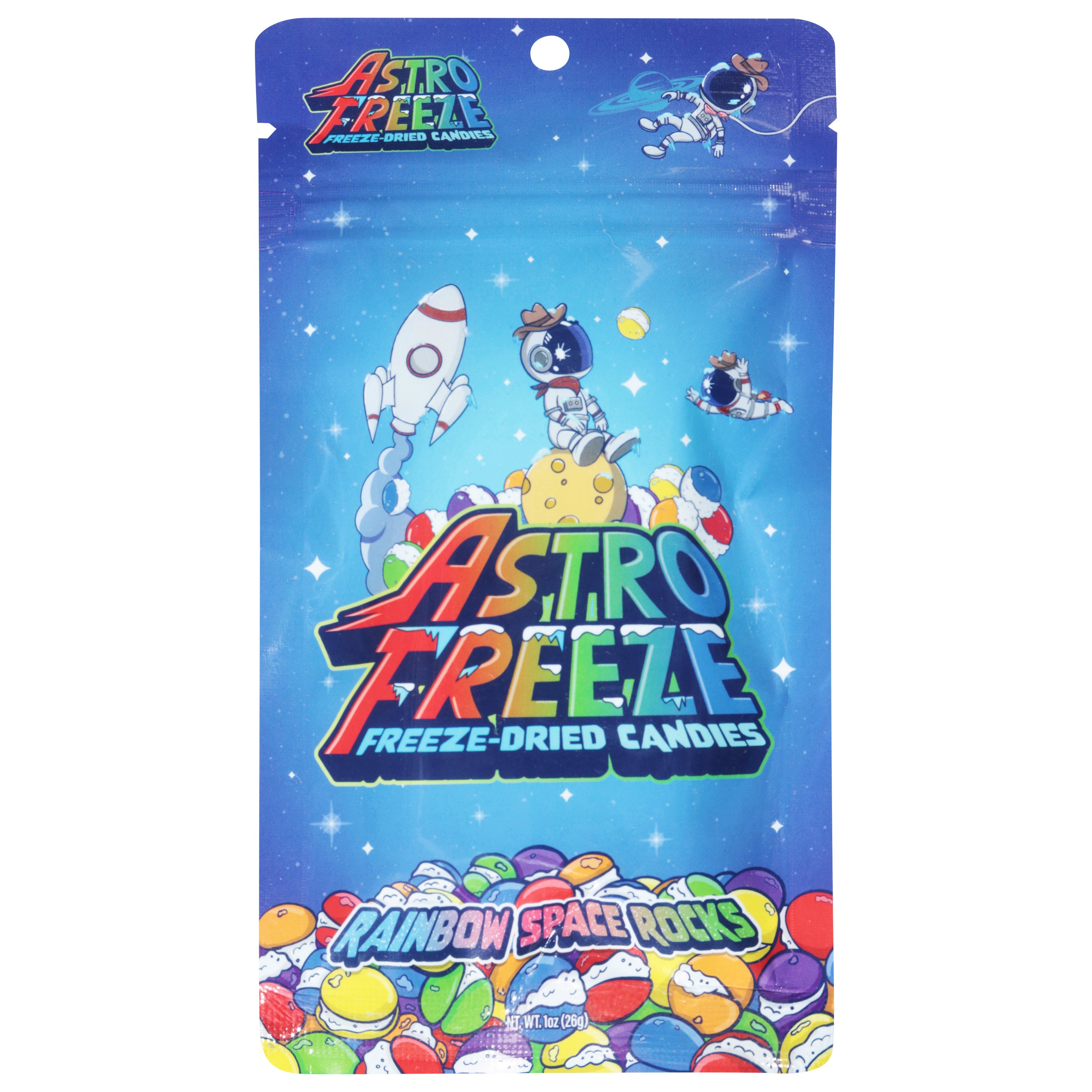 Astro Freeze Rainbow Space Rocks Freeze-Dried Candy - Shop Candy at H-E-B