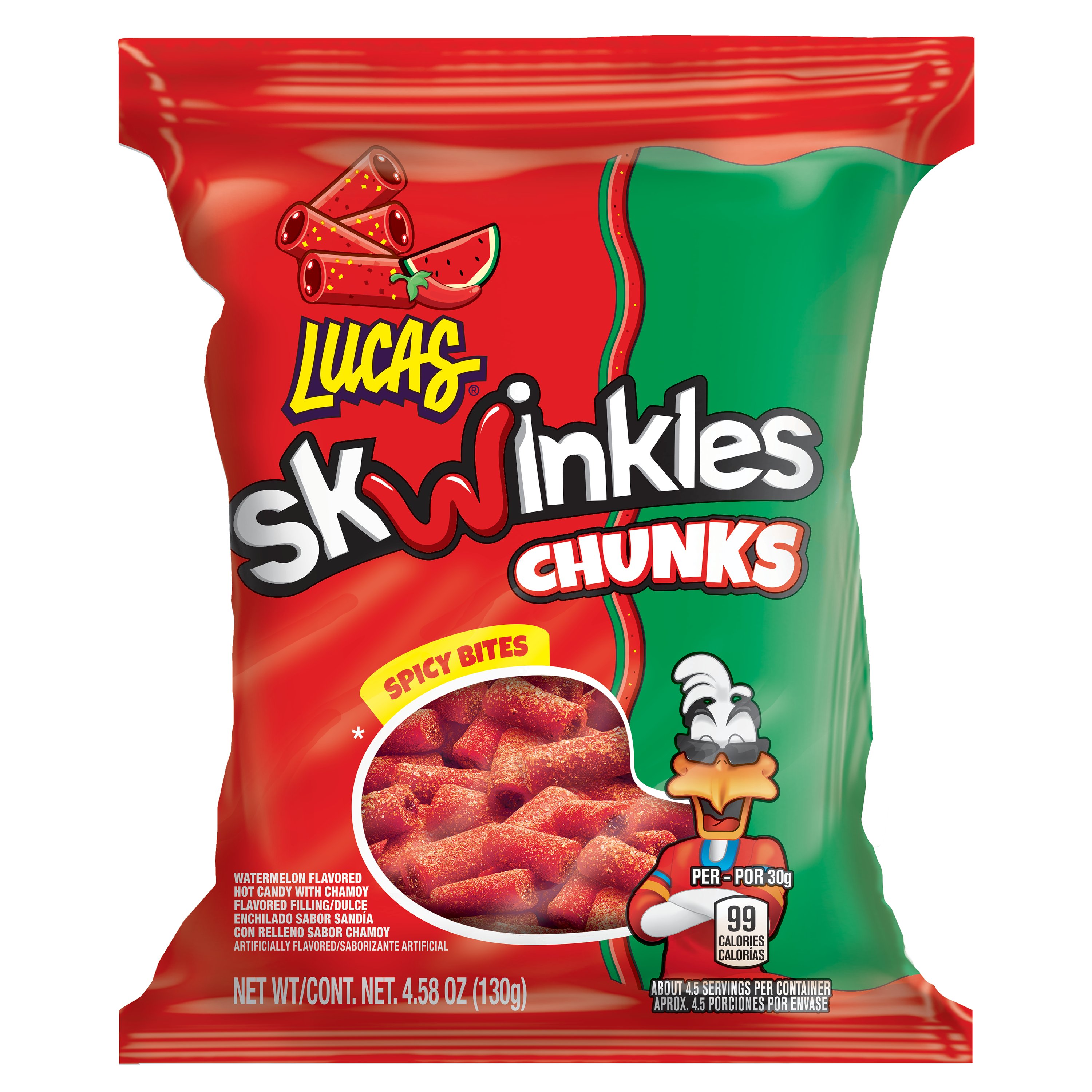Lucas Skwinkles Chunks Spicy Watermelon Bites - Shop Candy at H-E-B