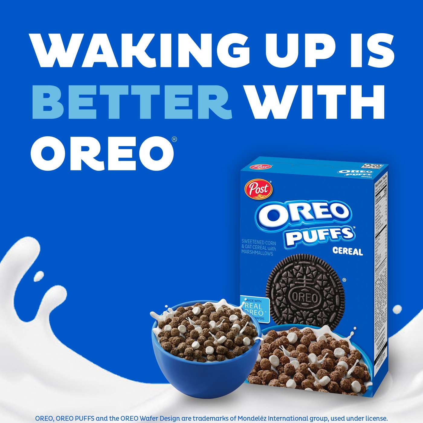 Post Oreo Puffs Cereal - Family Size - Shop Cereal at H-E-B