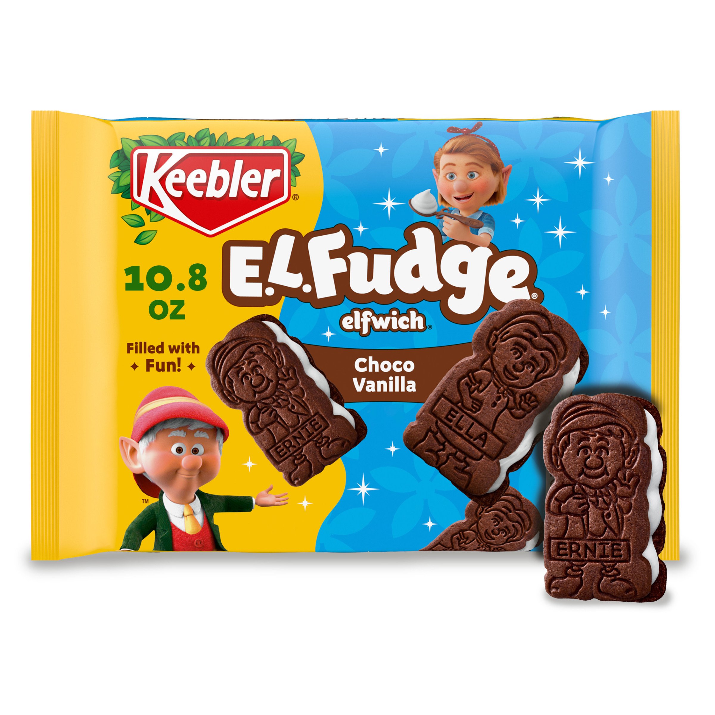 Keebler E.L.Fudge Elfwich Cookies - Choco Vanilla - Shop Cookies at H-E-B