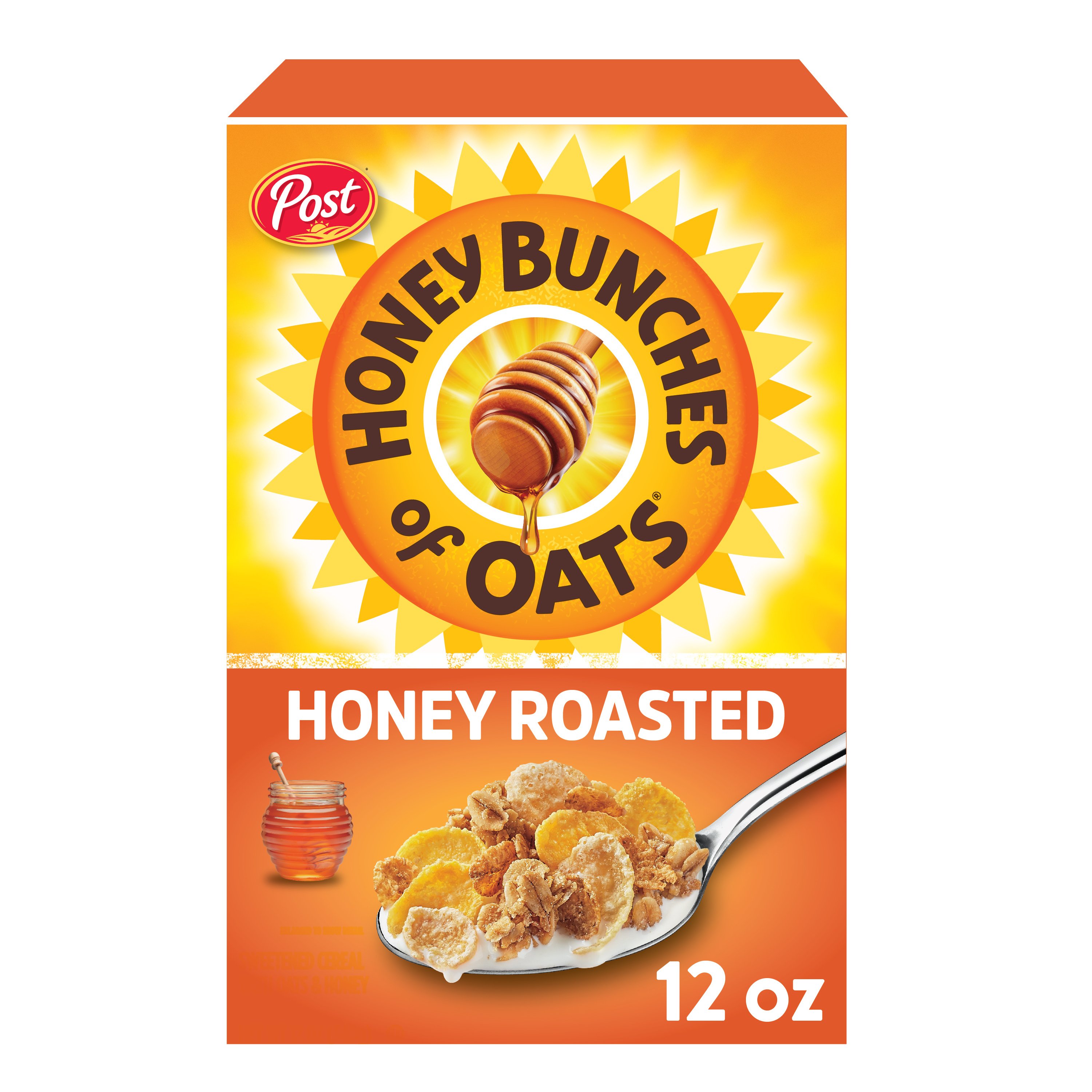 Post Honey Bunches of Oats Honey Roasted Cereal - Shop Cereal at H-E-B