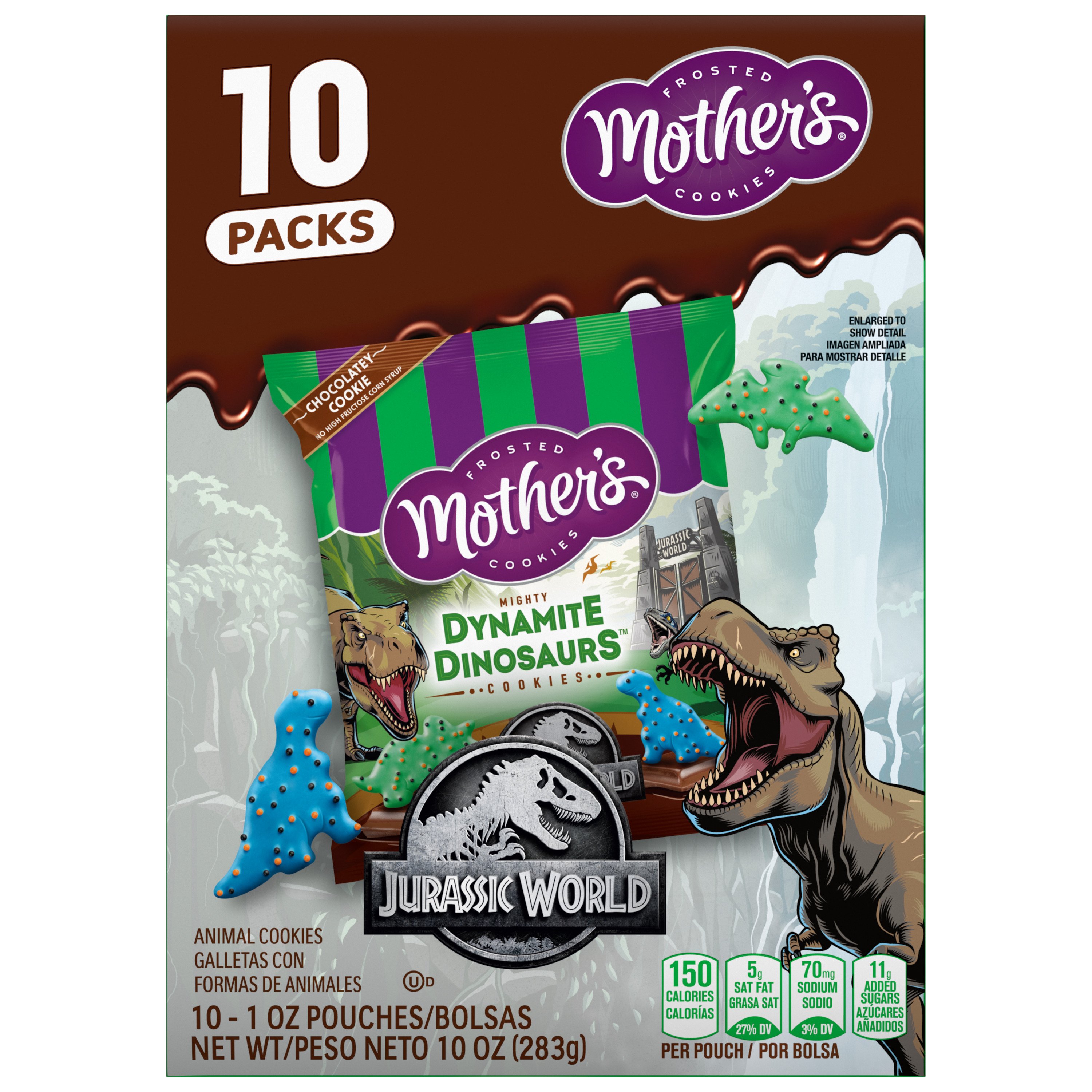 Mother's Jurassic World Dynamite Dinosaurs Cookies 1 oz Bags - Shop Cookies at H-E-B
