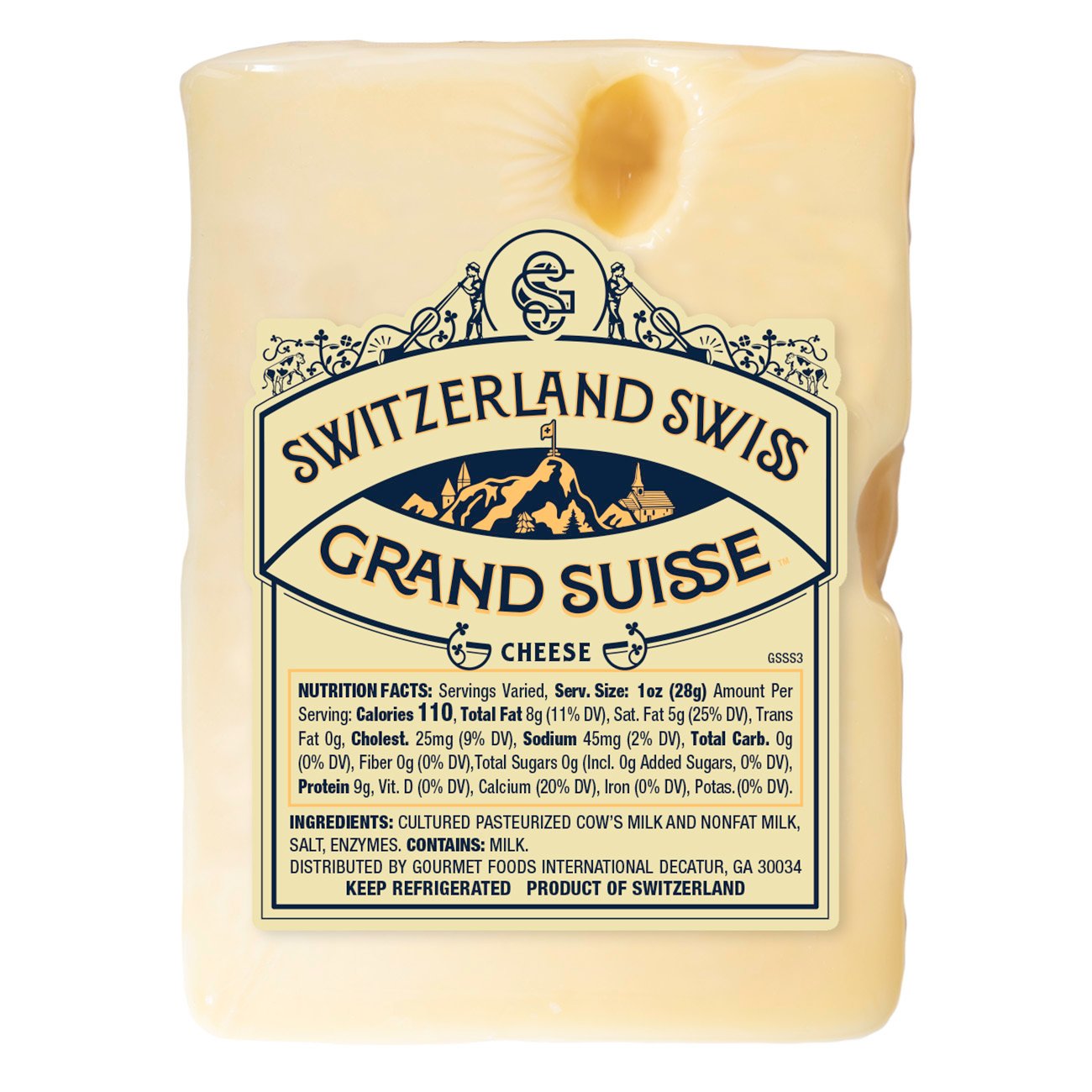 Grand Suisse Switzerland Swiss Cheese - Shop Cheese at H-E-B