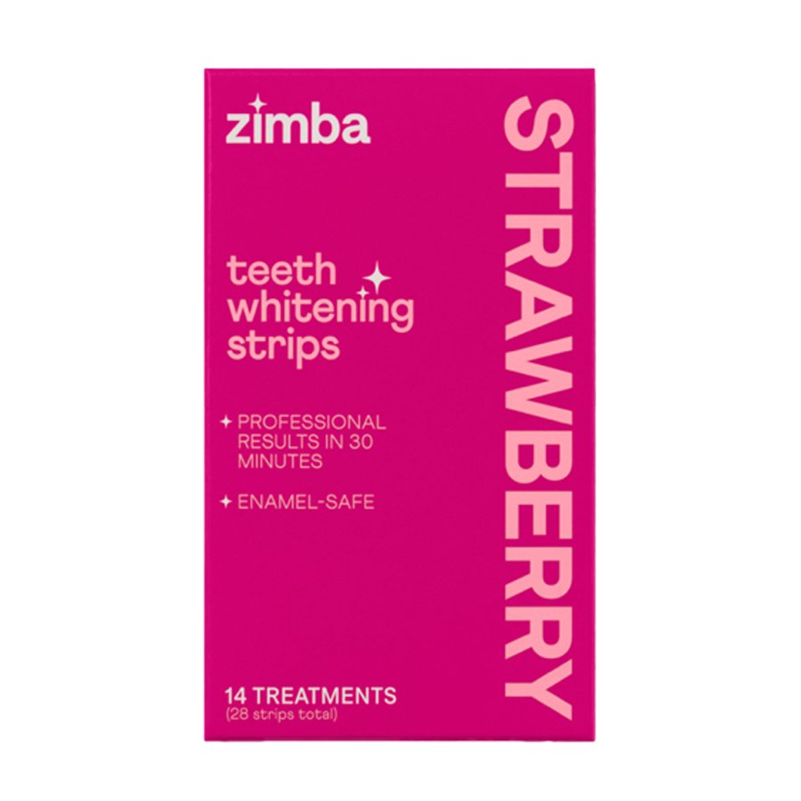 Zimba Teeth Whitening Strips - Strawberry - Shop Whiteners at H-E-B