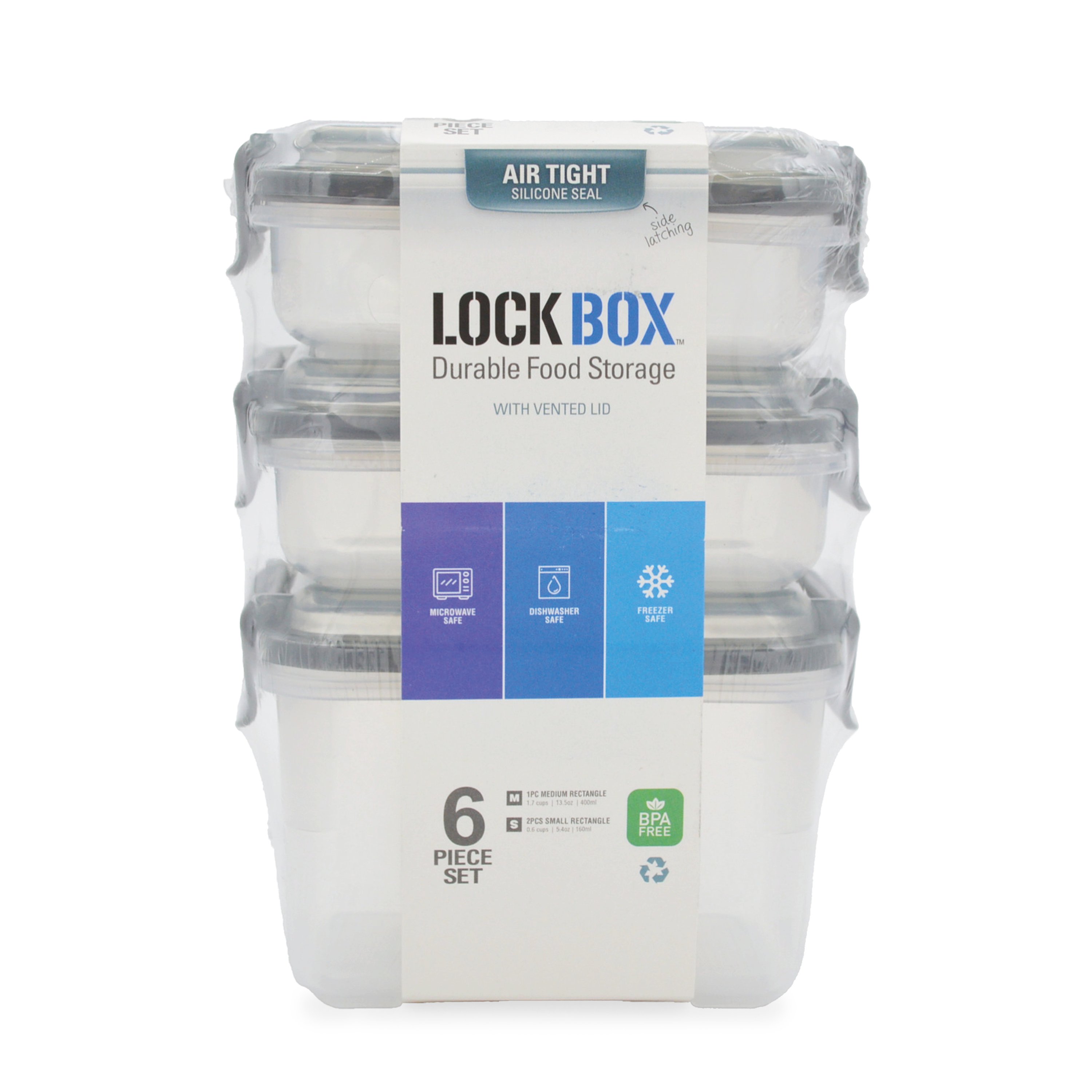 Lockbox Rectangle Food Storage Set - Shop Food storage at H-E-B