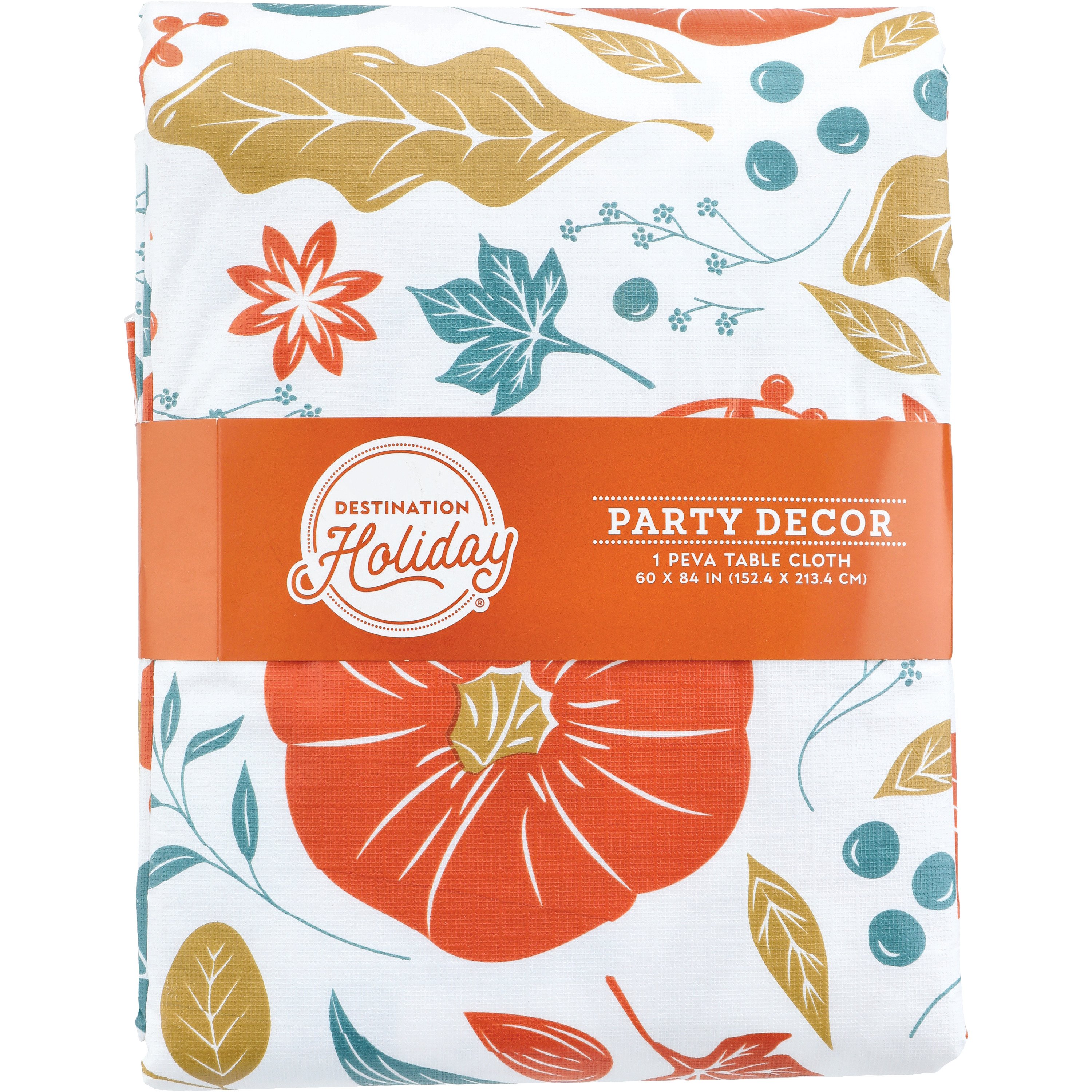 Destination Holiday Fall PEVA Table Cover - Fall Icons - Shop Seasonal ...