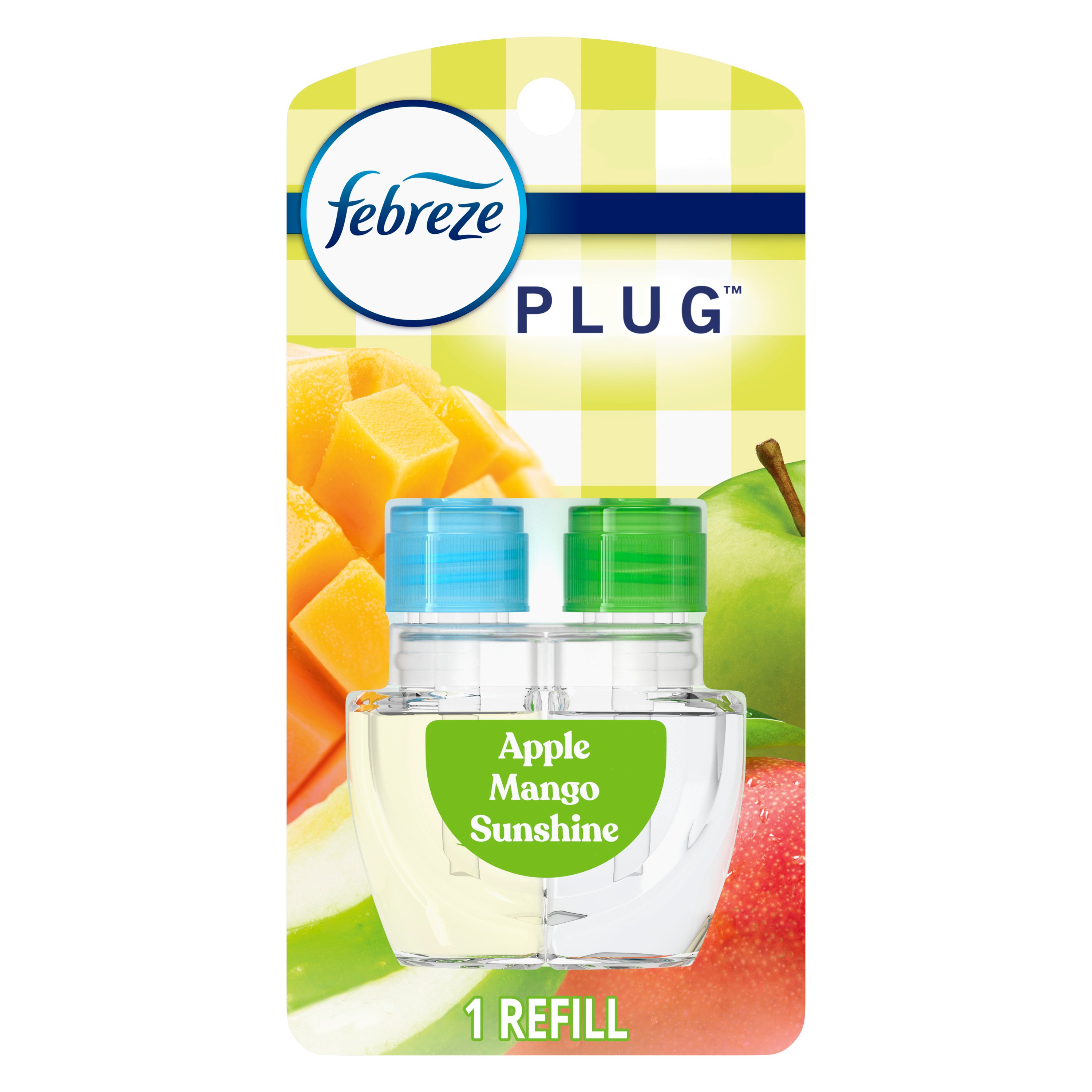 Febreze Plug In Air Freshener Odor-Fighting Scented Oil Refill - Apple ...