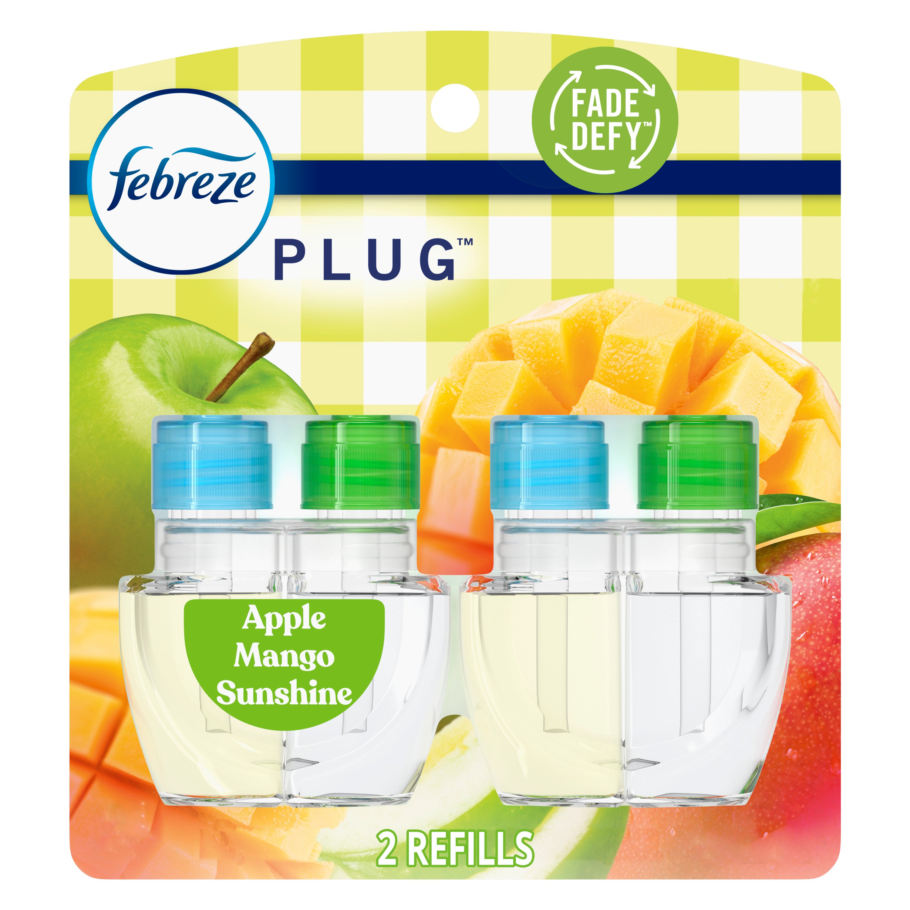 Febreze Plug In Air Freshener Odor-Fighting Scented Oil Refill - Apple ...