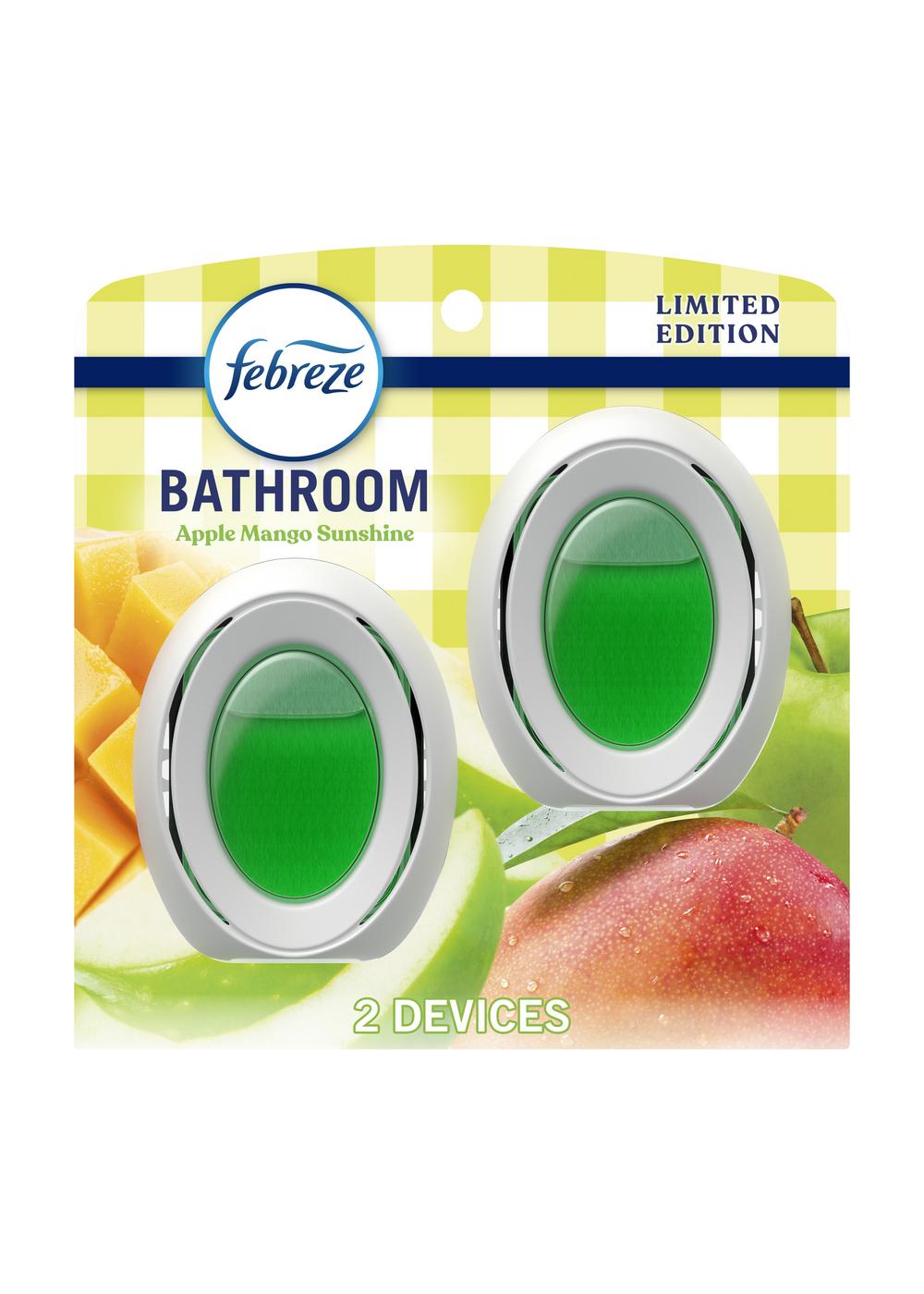 Febreze Bathroom Odor-Fighting Air Freshener - Apple Mango Sunshine ...