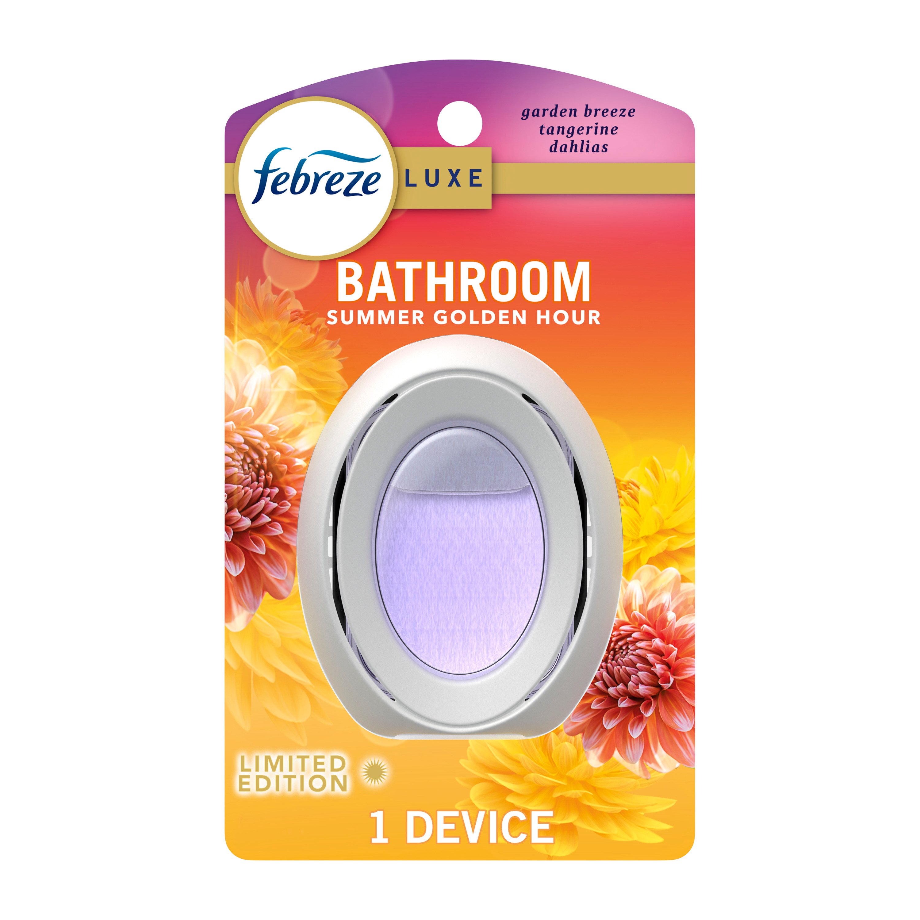 Febreze Bathroom Air Freshener Odor-Fighting - Summer Golden Hour Scent ...