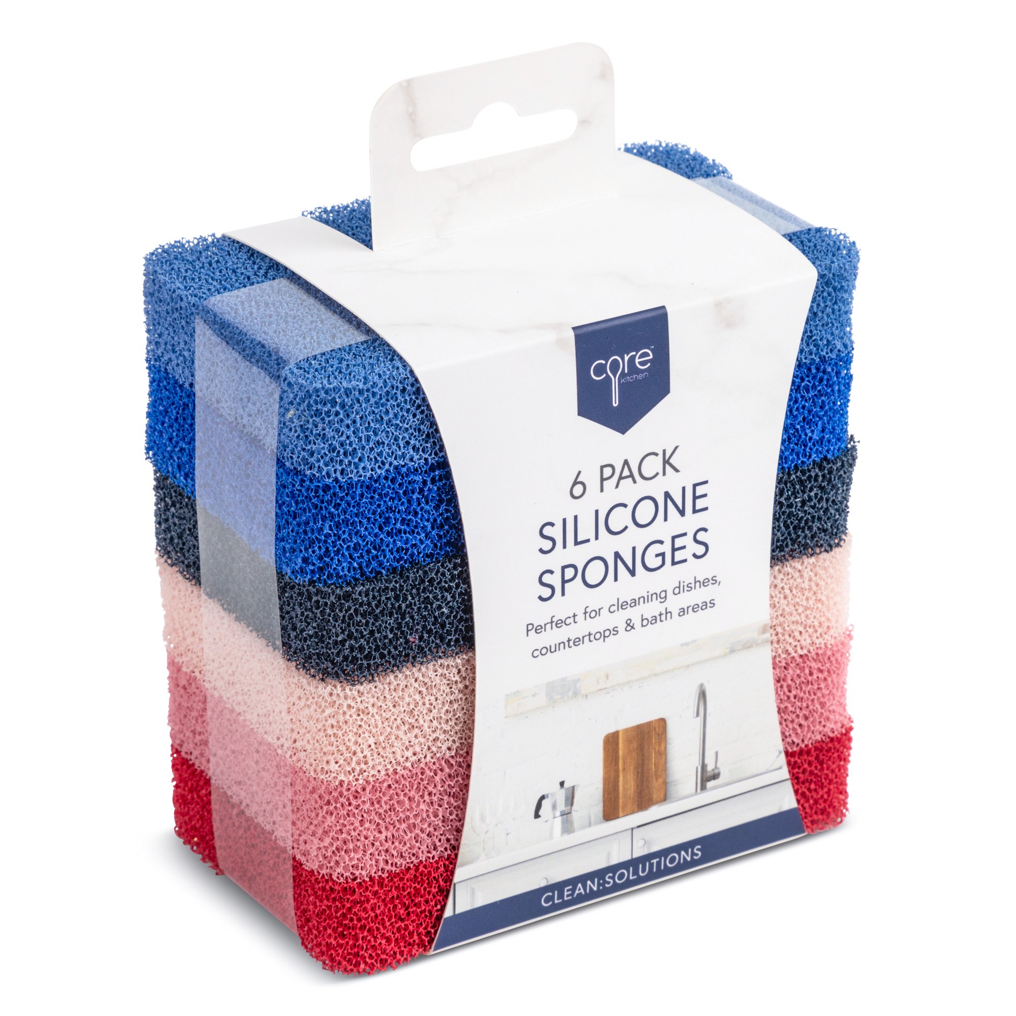 Core Kitchen Silicone Sponges Multi Pack - Shop Sponges & scrubbers at ...