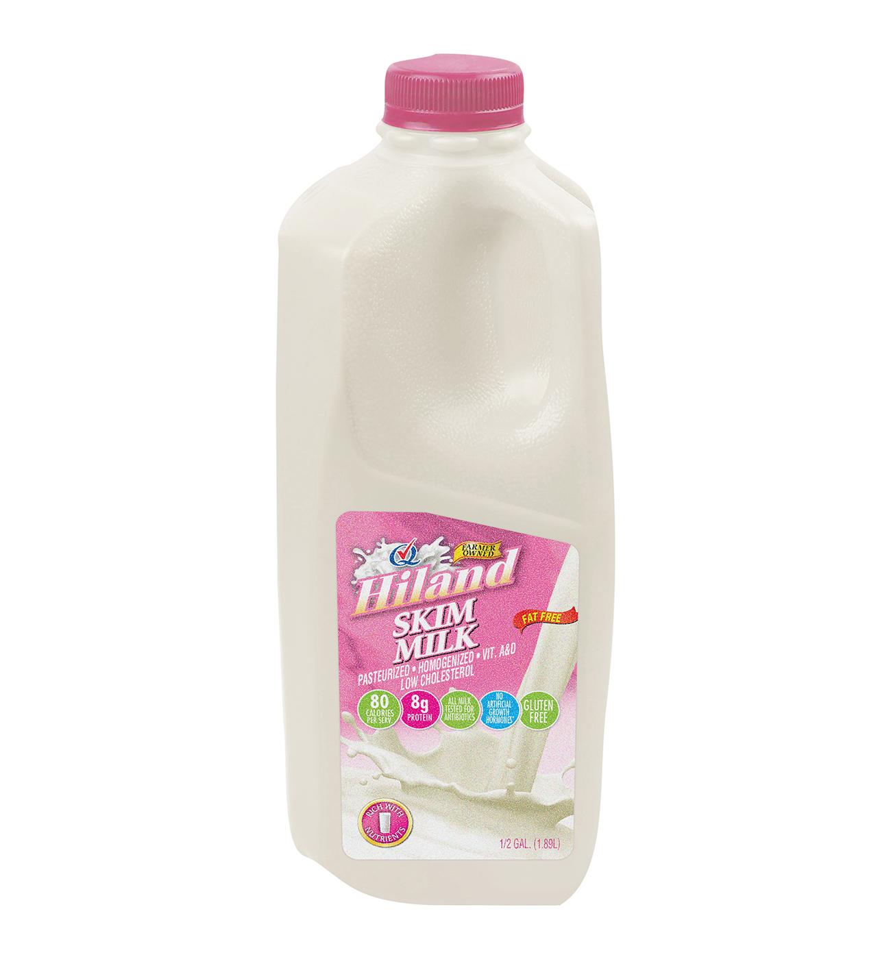 Hiland Fat Free Skim Milk - Shop Milk at H-E-B