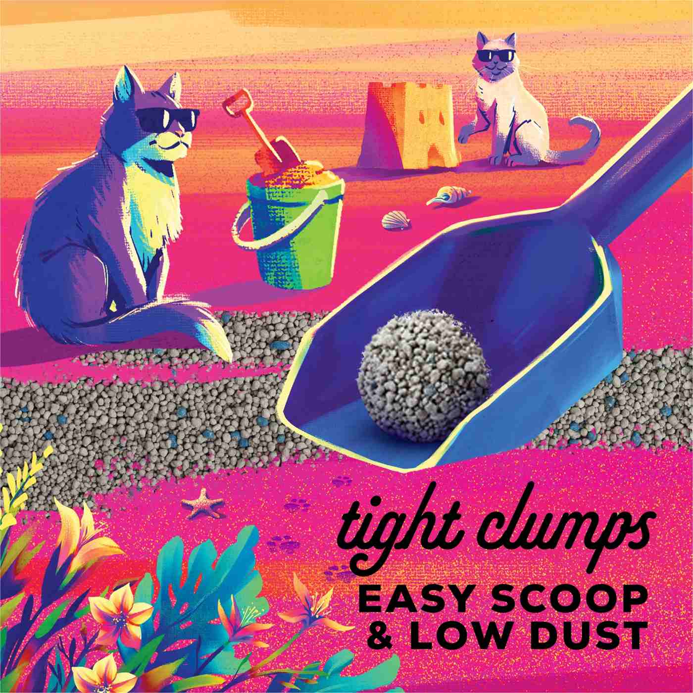 Tidy Cats Multi-Cat Clumping Litter - Bahama Sunset - Shop Litter ...