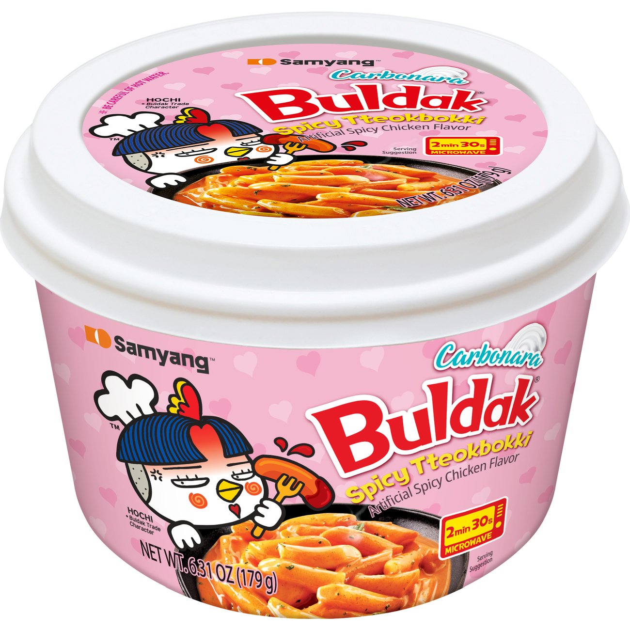 Samyang Buldak Carbonara Spicy Tteokbokki Rice Cakes - Shop Soups ...