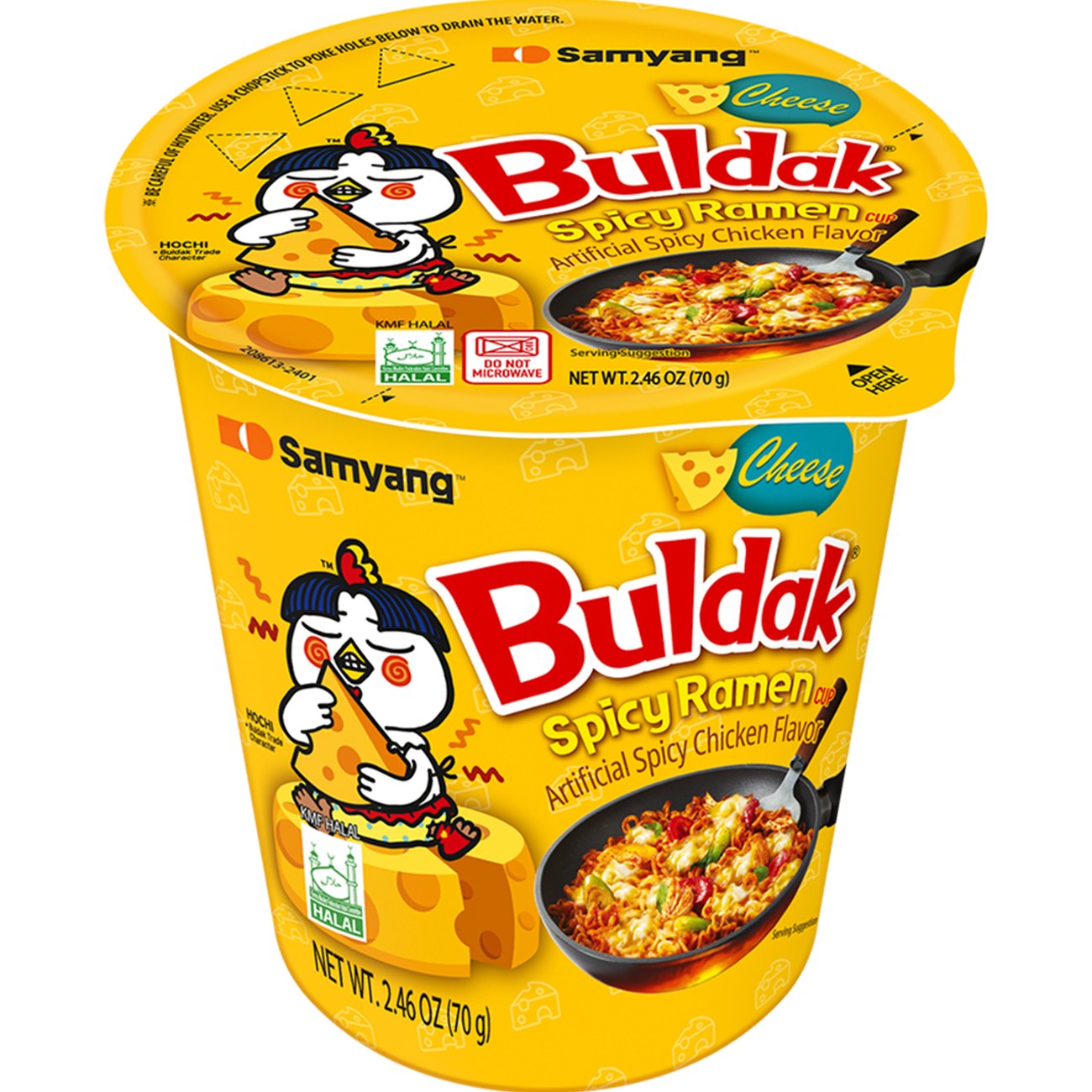 Samyang Buldak Cheese Spicy Chicken Ramen Instant Soup Cup - Shop Soups ...