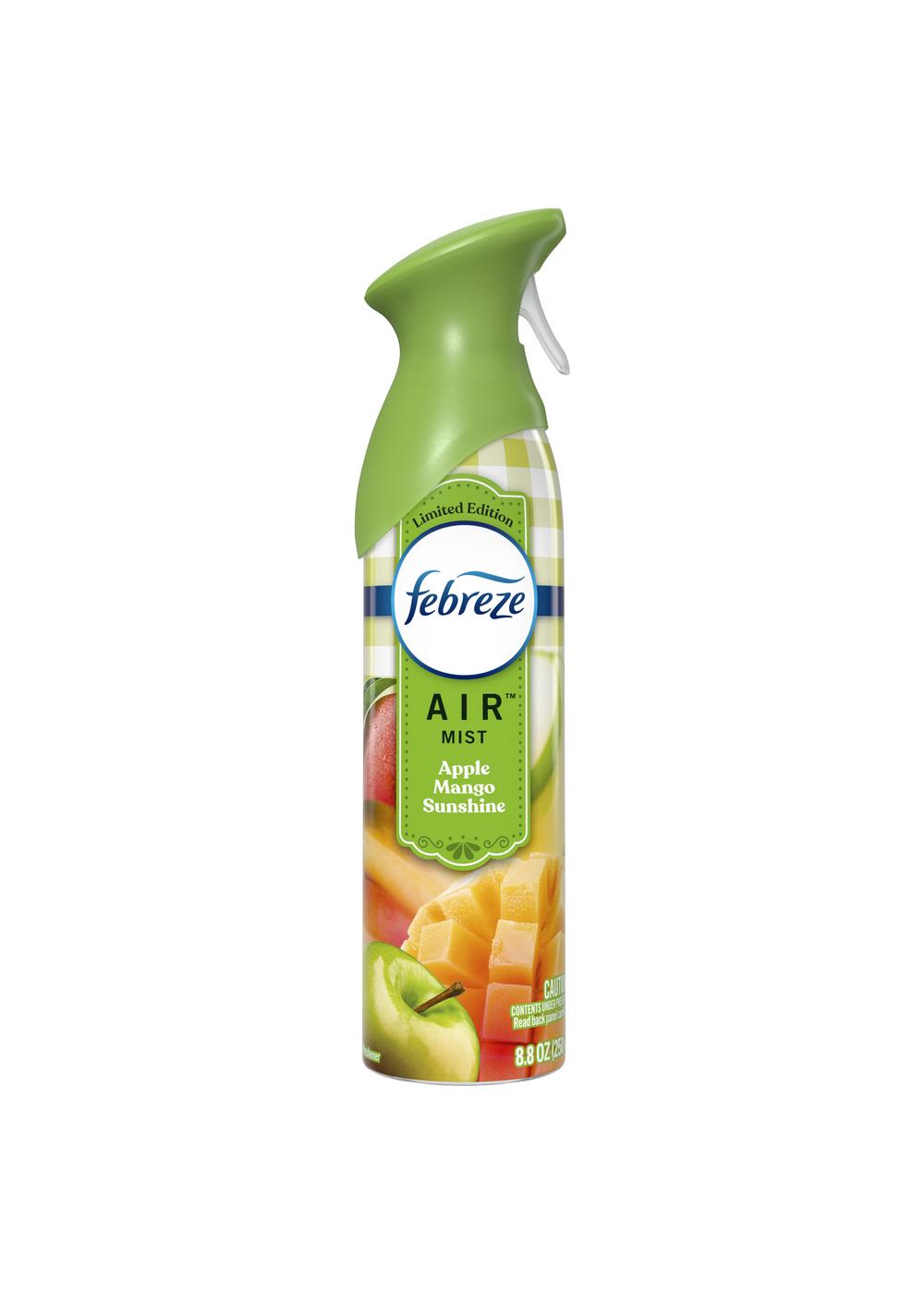 Febreze Air Freshener Odor-Fighting Room Spray - Apple Mango Sunshine ...