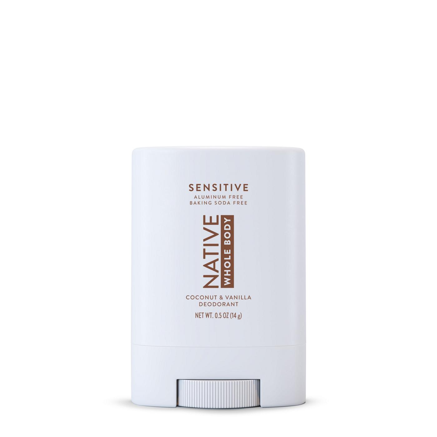 Native Aluminum Free Sensitive Whole Body Deodorant Solid - Coconut ...