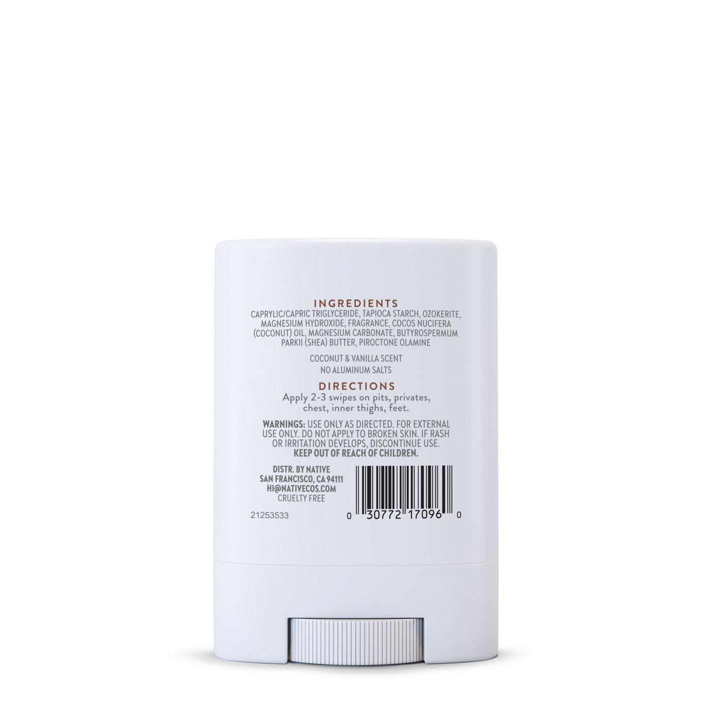 Native Aluminum Free Sensitive Whole Body Deodorant Solid - Coconut ...