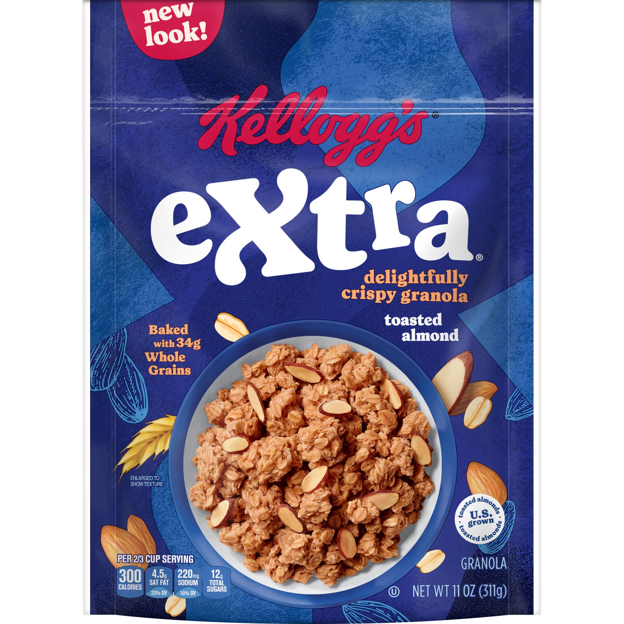 Kellogg's Extra Granola - Toasted Almond - Shop Cereal at H-E-B