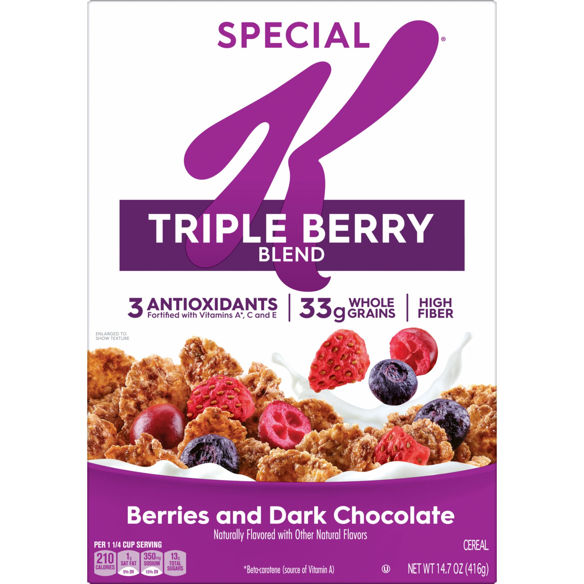 Kellogg's Special K Triple Berry Blend Cereal - Shop Cereal at H-E-B