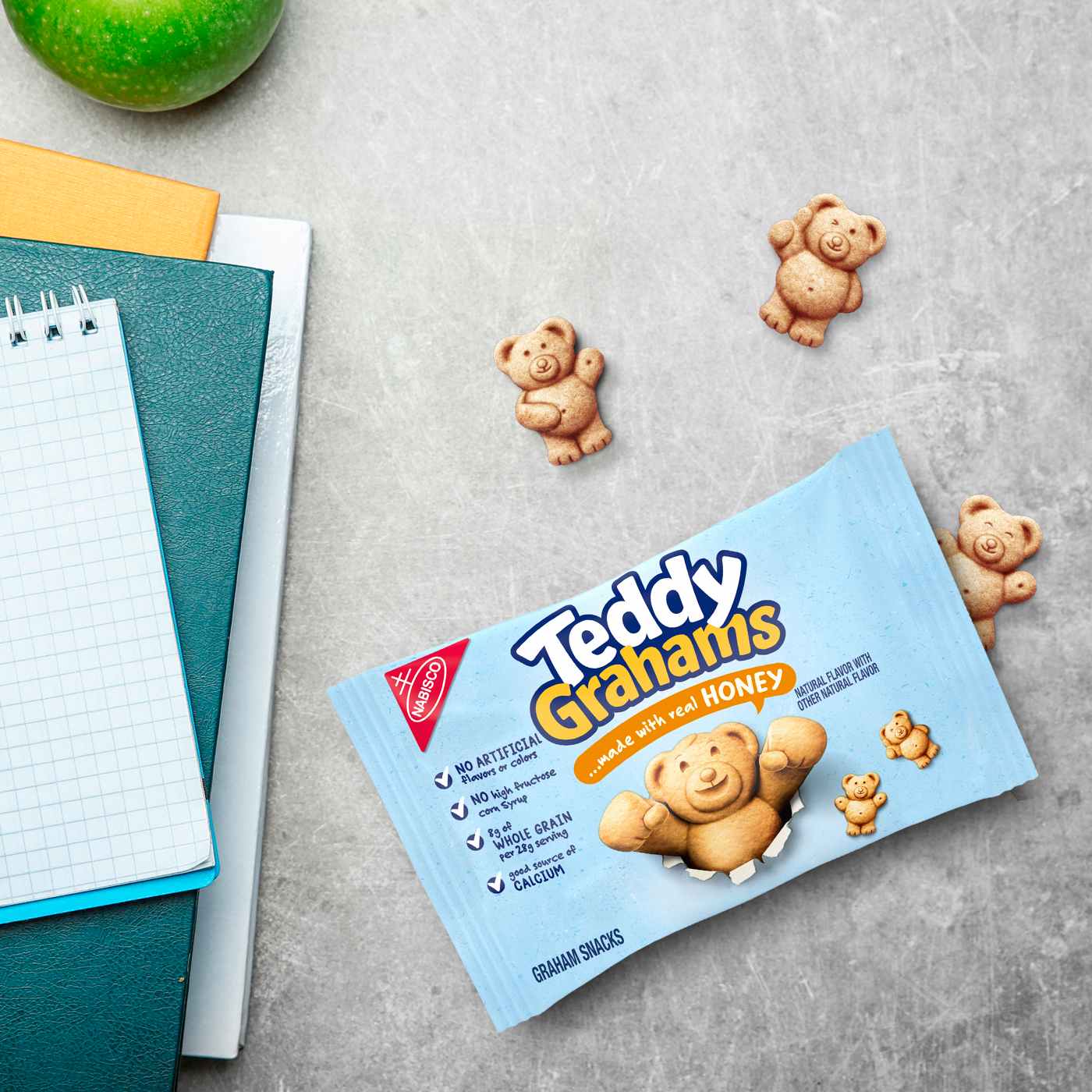 Teddy Grahams Honey Graham Snacks Multipack 1 oz Bags - Shop Cookies at ...