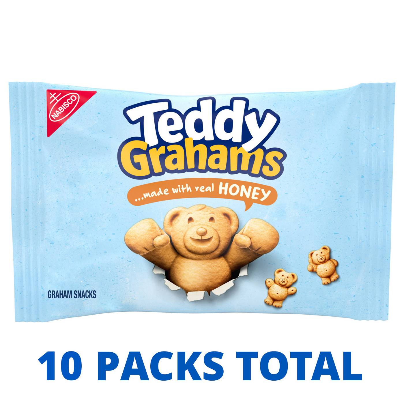 Teddy Grahams Honey Graham Snacks Multipack 1 oz Bags - Shop Cookies at ...
