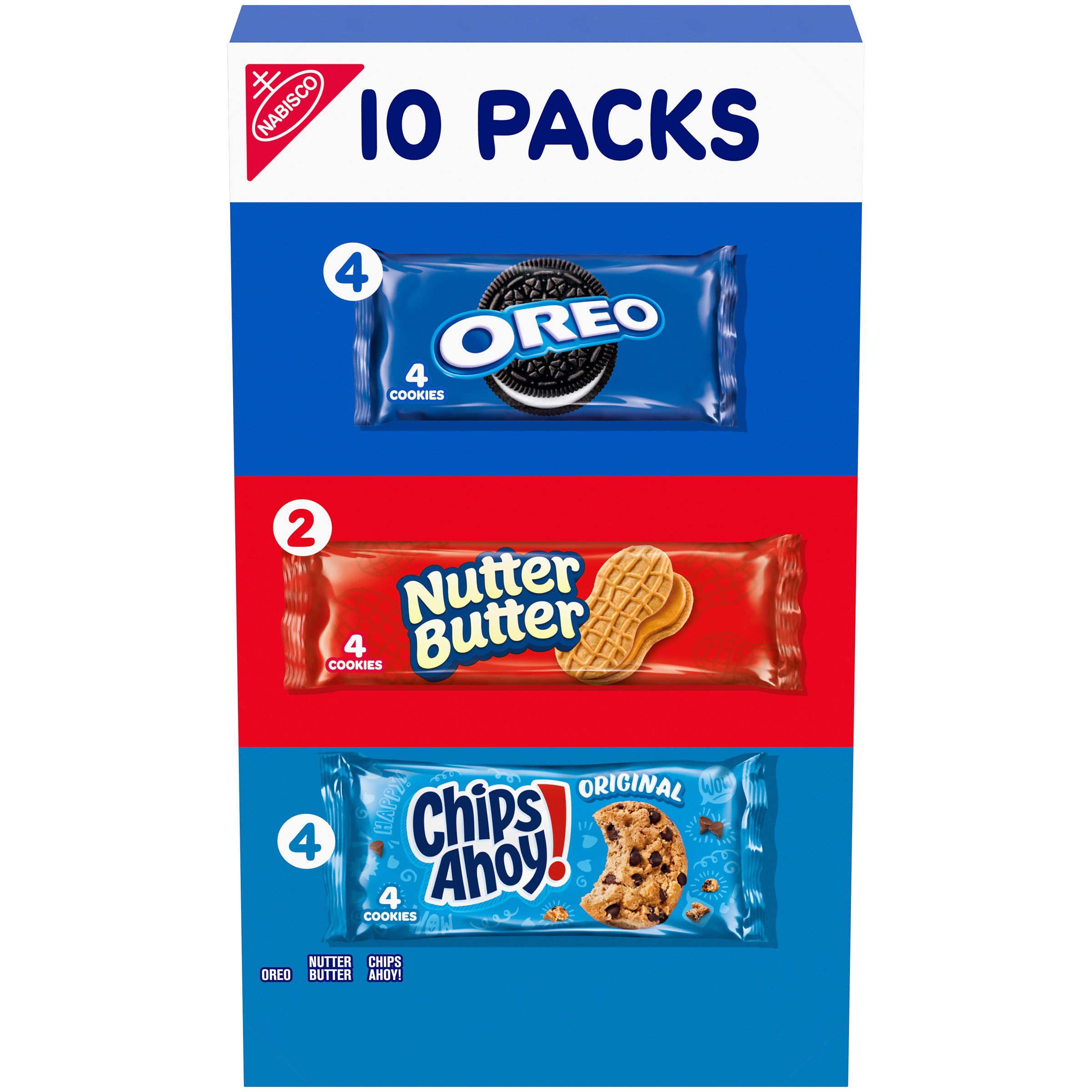 Nabisco Cookie Variety Pack - OREO, Nutter Butter & Chips Ahoy! - Shop ...