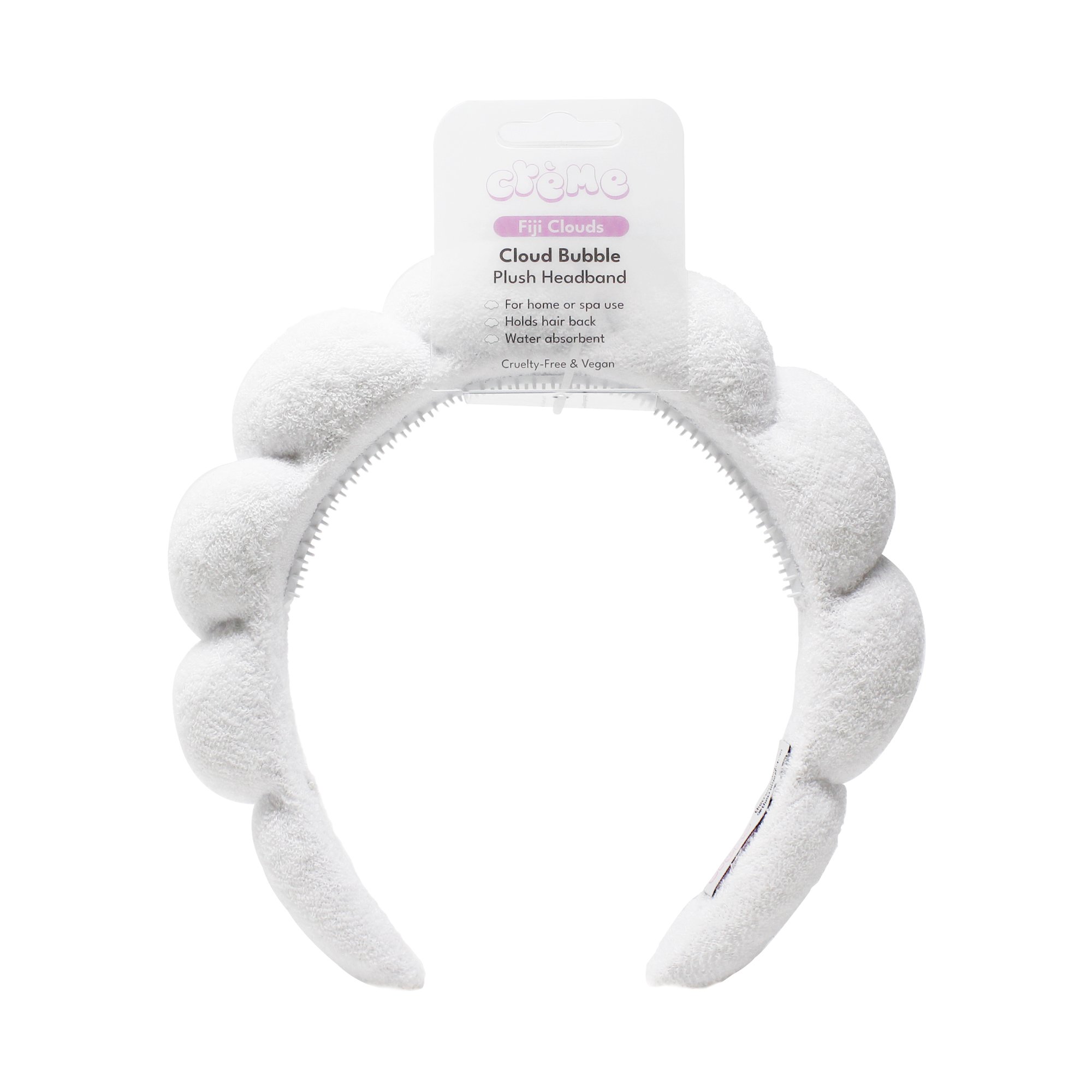 The Crème Shop Cloud Bubble Plush Headband - Fiji Cloud - Shop Hair ...