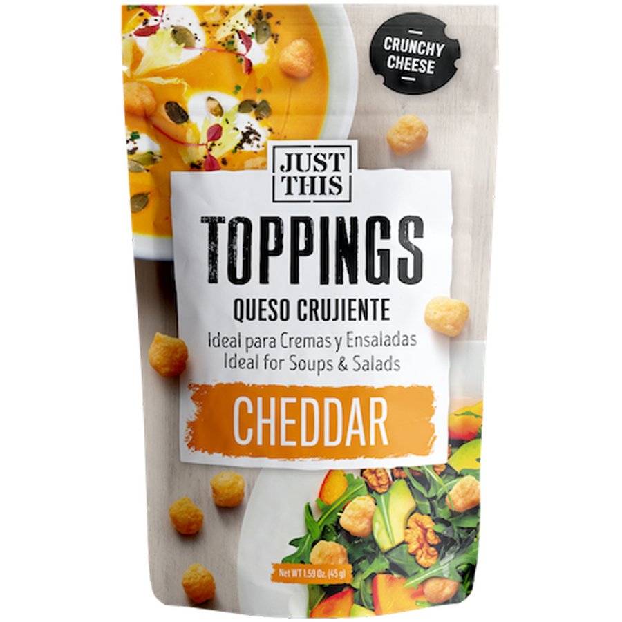 Just This Cheddar Cheese Crunchy Cheese Toppings, 1.58 oz | Central ...