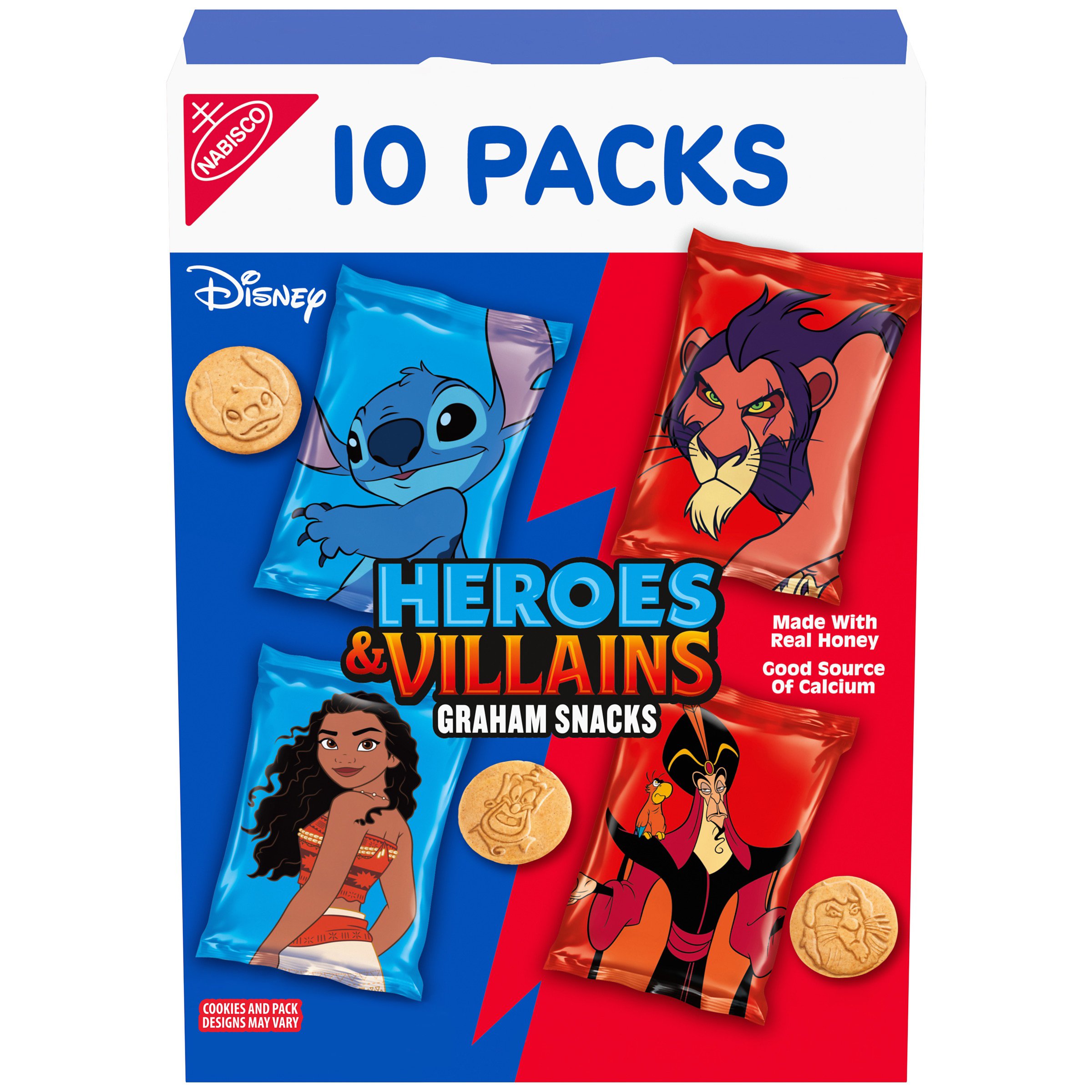 Nabisco Disney Heroes & Villains Graham Snacks Multipack - Shop Cookies ...