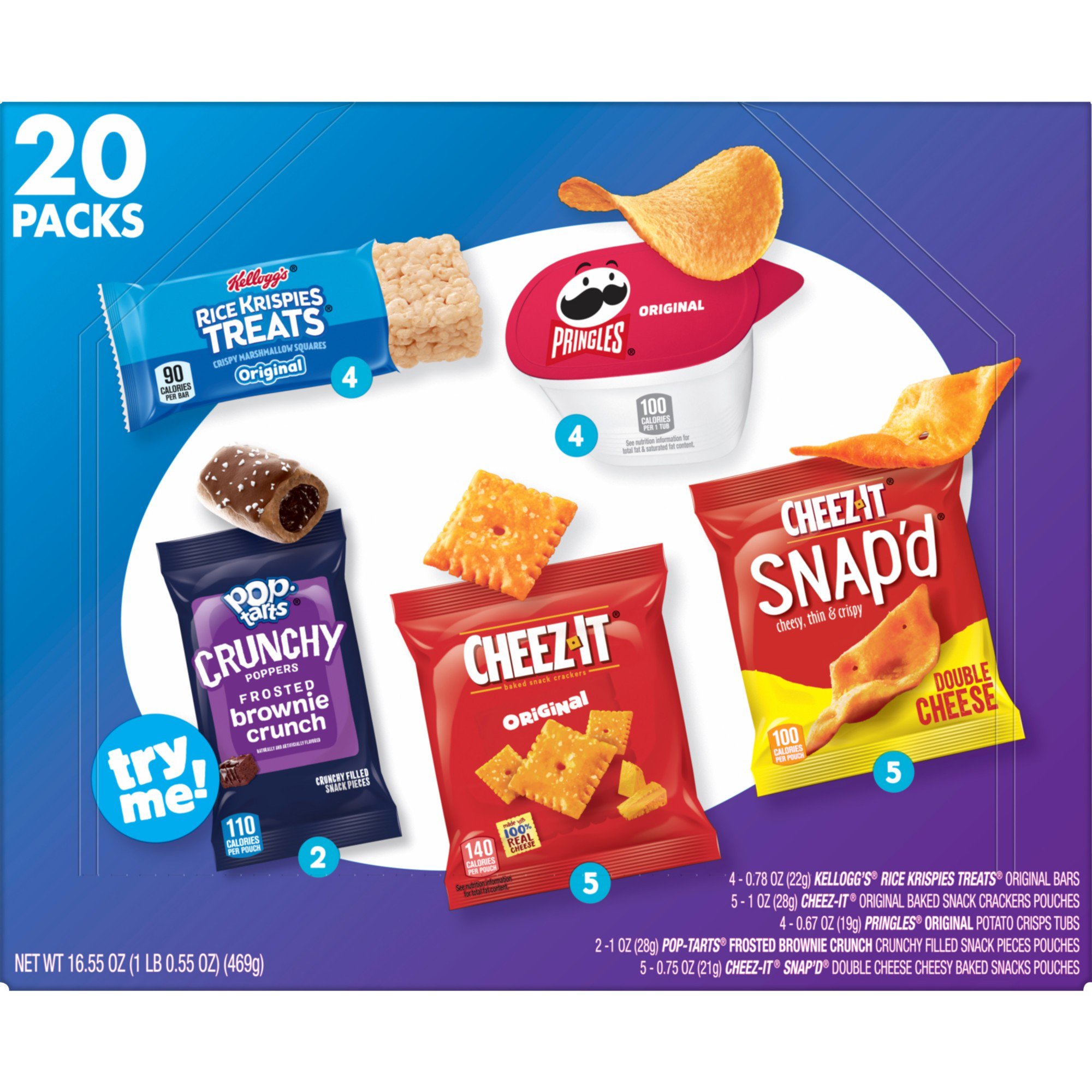 Kellogg's Sweet & Salty Variety Pack - Shop Crackers & breadsticks at H-E-B