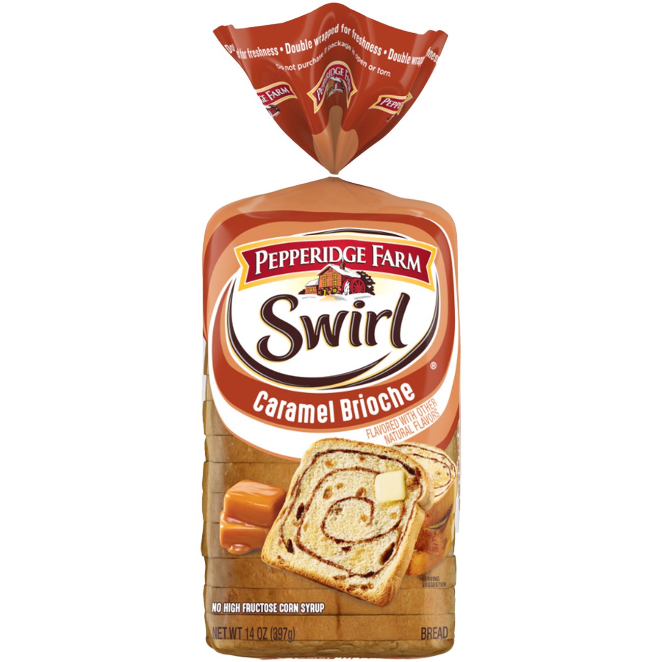 Pepperidge Farm Caramel Brioche Swirl Bread - Shop Sliced bread at H-E-B