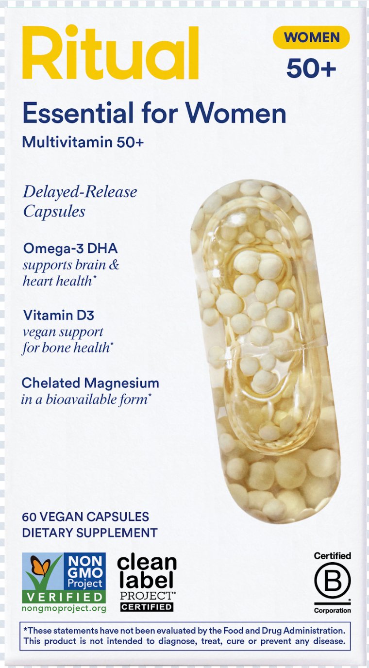 Ritual Essential For Women 50+ Multivitamin, 60 ct | Central Market ...