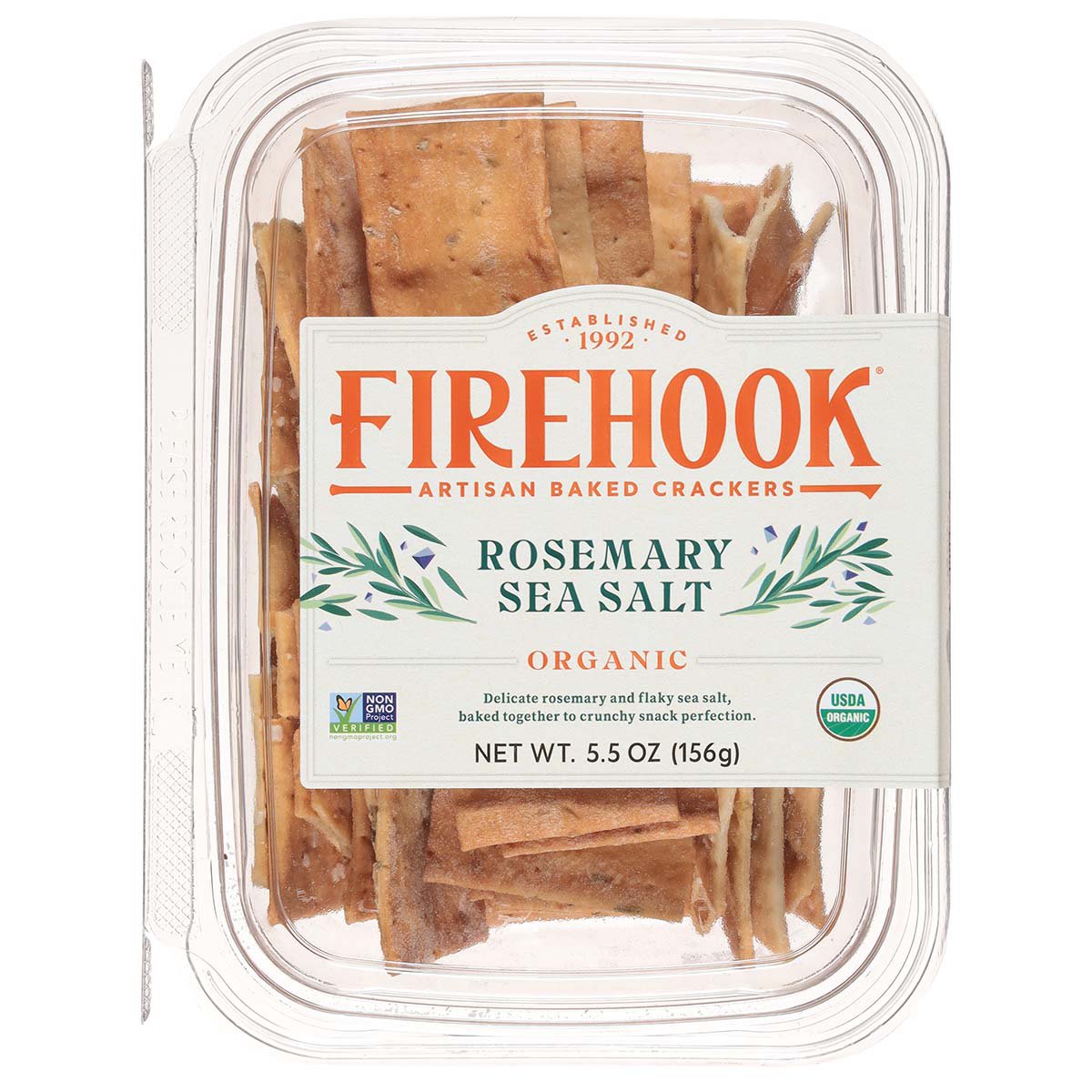 Firehook Rosemary Sea Salt Crackers Mediterranean Baked Crackers - Shop ...