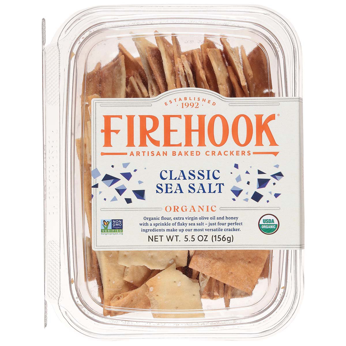Firehook Sea Salt Mediterranean Baked Crackers - Shop Crackers ...