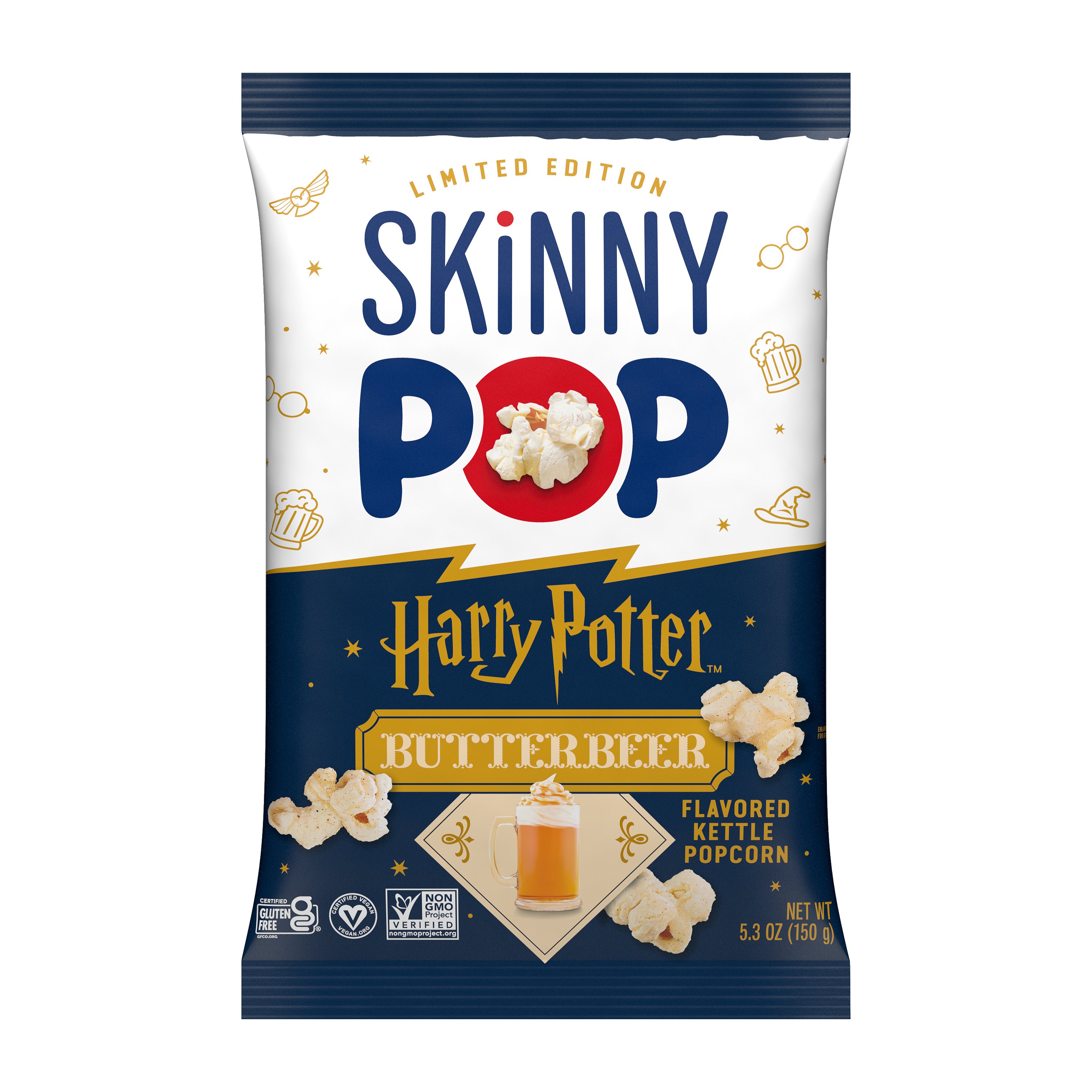 SKINNY POP Popped Kettle Popcorn - Harry Potter Butterbeer - Shop ...