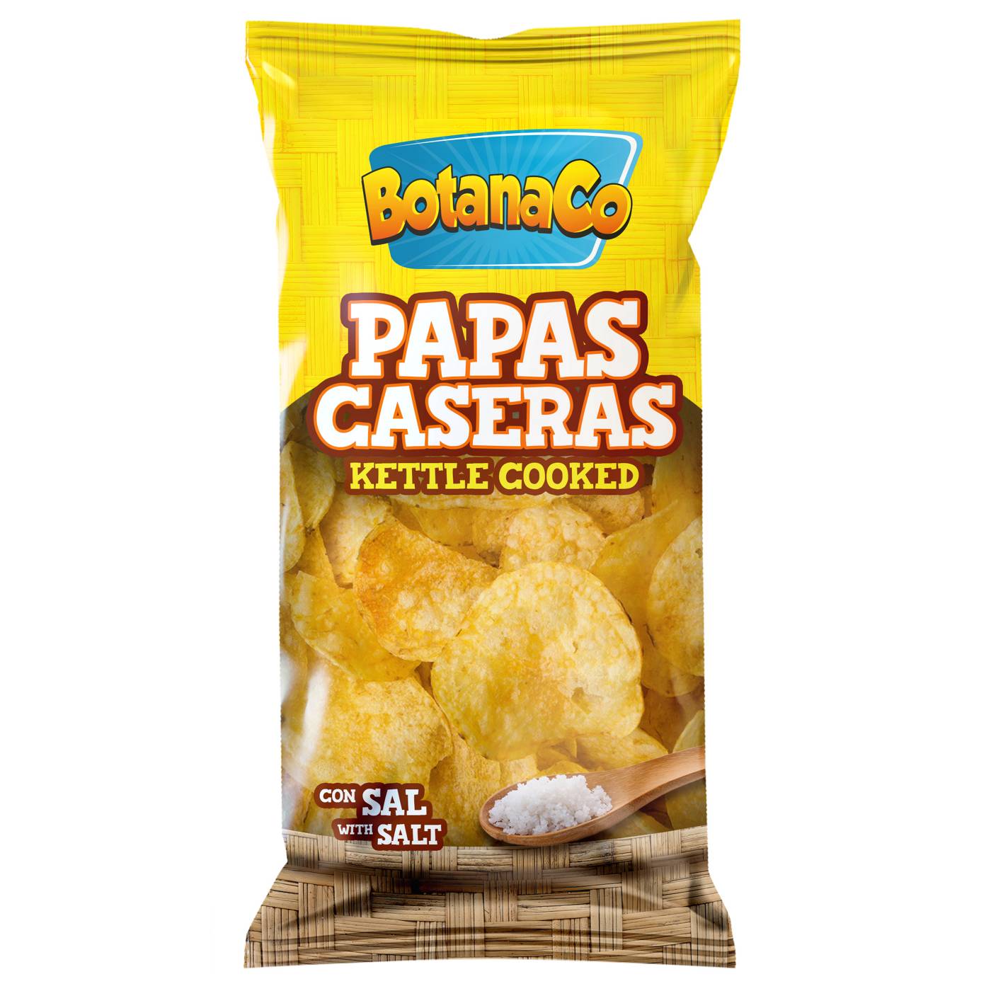 BotanaCo Papas Caseras Kettle Cooked Potato Chips - Sea Salt - Shop ...