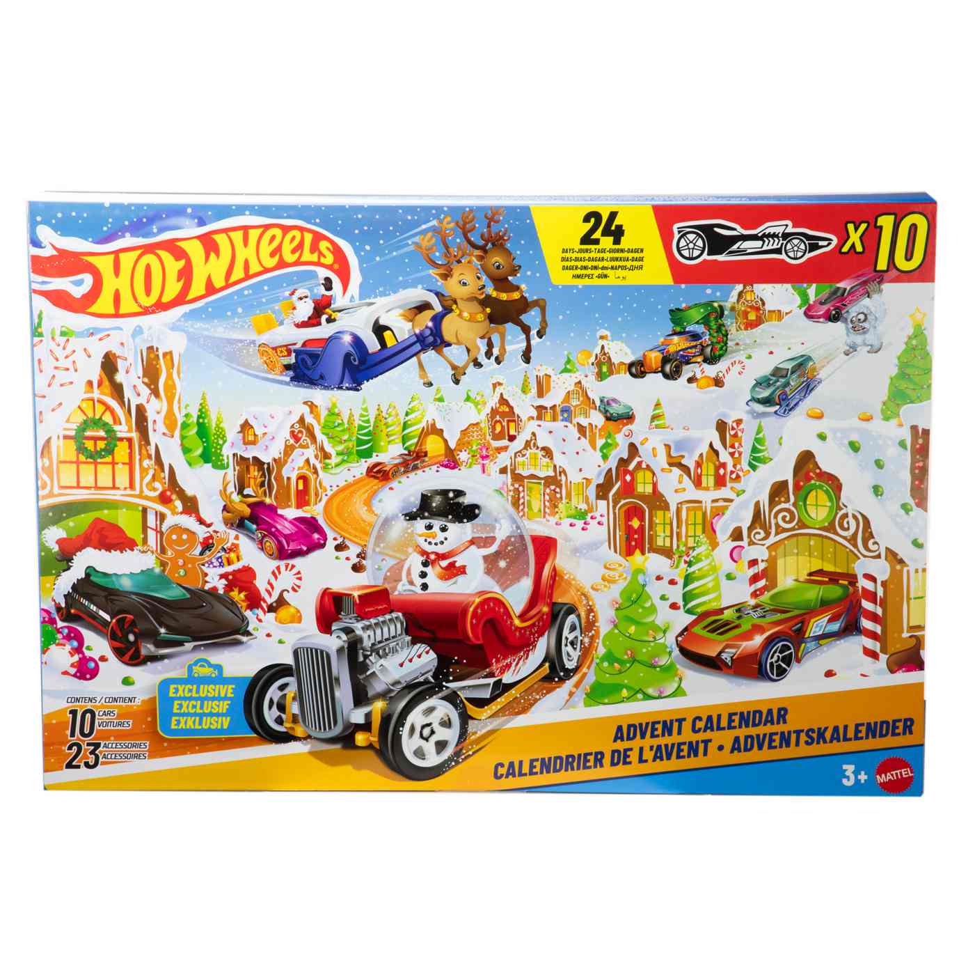 Hot Wheels 2025 24 Day Christmas Advent Calendar - Shop Toy vehicles at ...