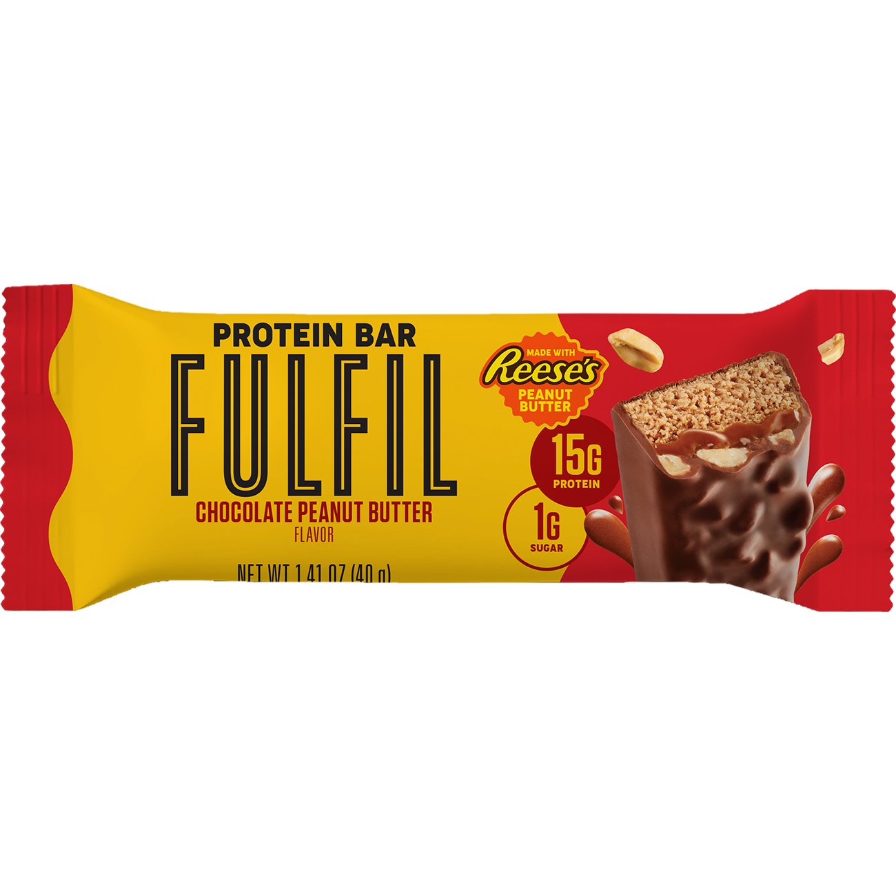 Fulfil 15g Protein Bar - Reese's Chocolate Peanut Butter - Shop Granola ...