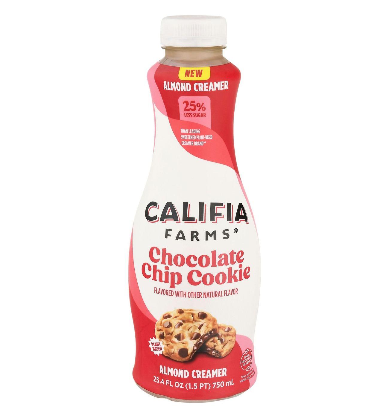 Califia Farms Almond Creamer - Chocolate Chip Cookie - Shop Coffee ...