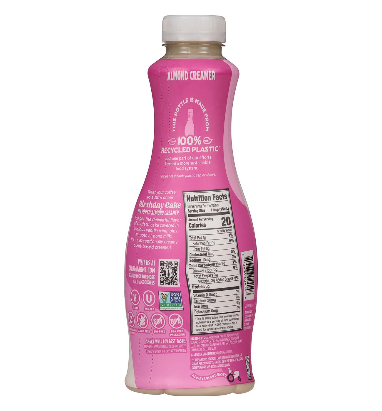 Califia Farms Almond Creamer - Birthday Cake - Shop Coffee creamer at H-E-B