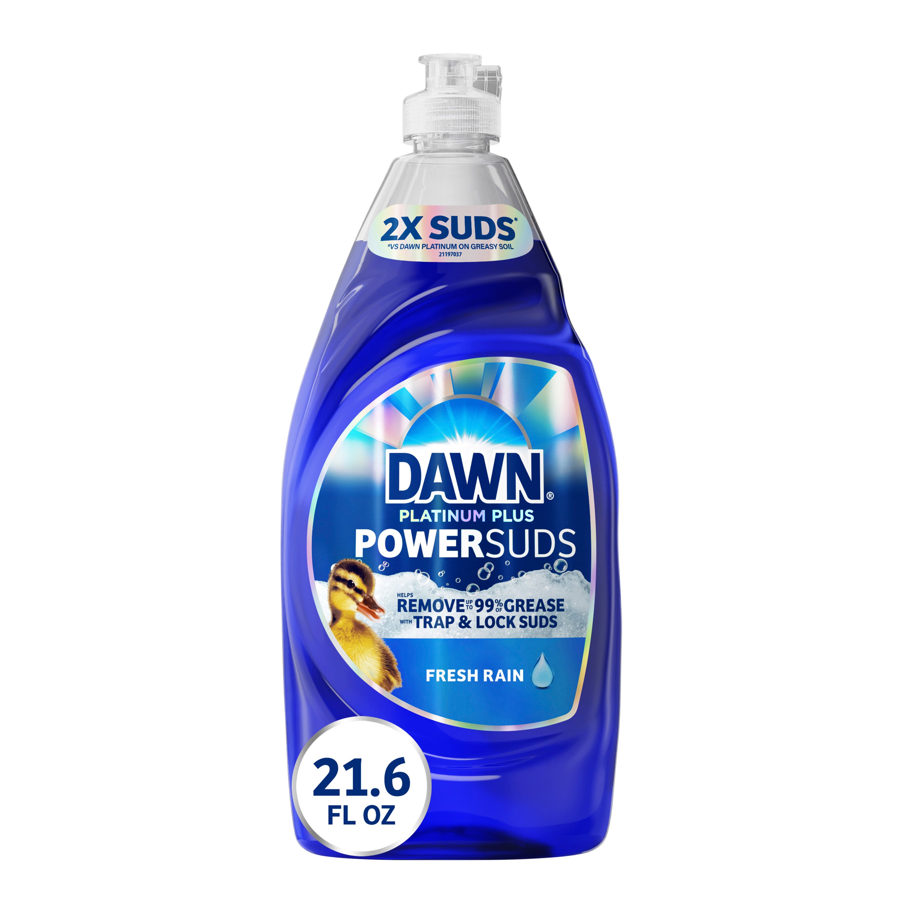 Dawn Platinum Plus Power Suds - Fresh Rain - Shop Dish soap & detergent ...