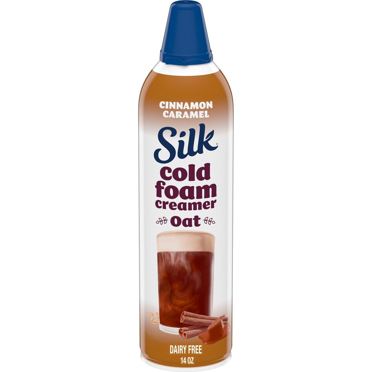 Silk Cold Foam Oat Creamer - Cinnamon Caramel - Shop Coffee creamer at ...