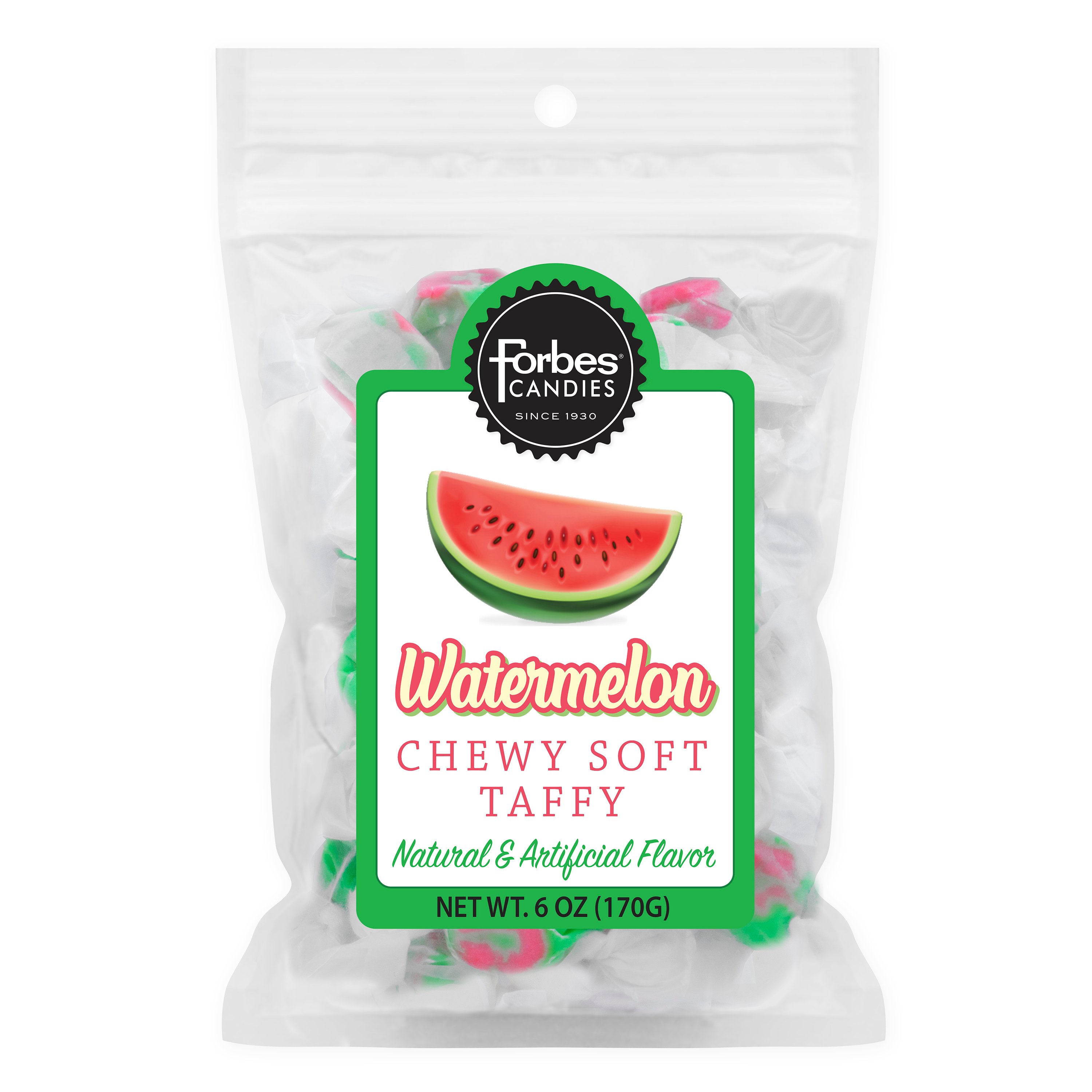 Forbes Candies Watermelon Chewy Soft Taffy - Shop Candy at H-E-B