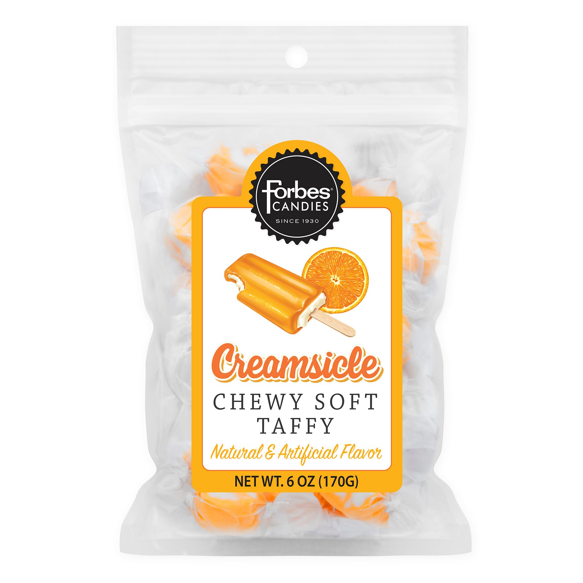Forbes Candies Creamsicle Chewy Soft Taffy - Shop Candy at H-E-B