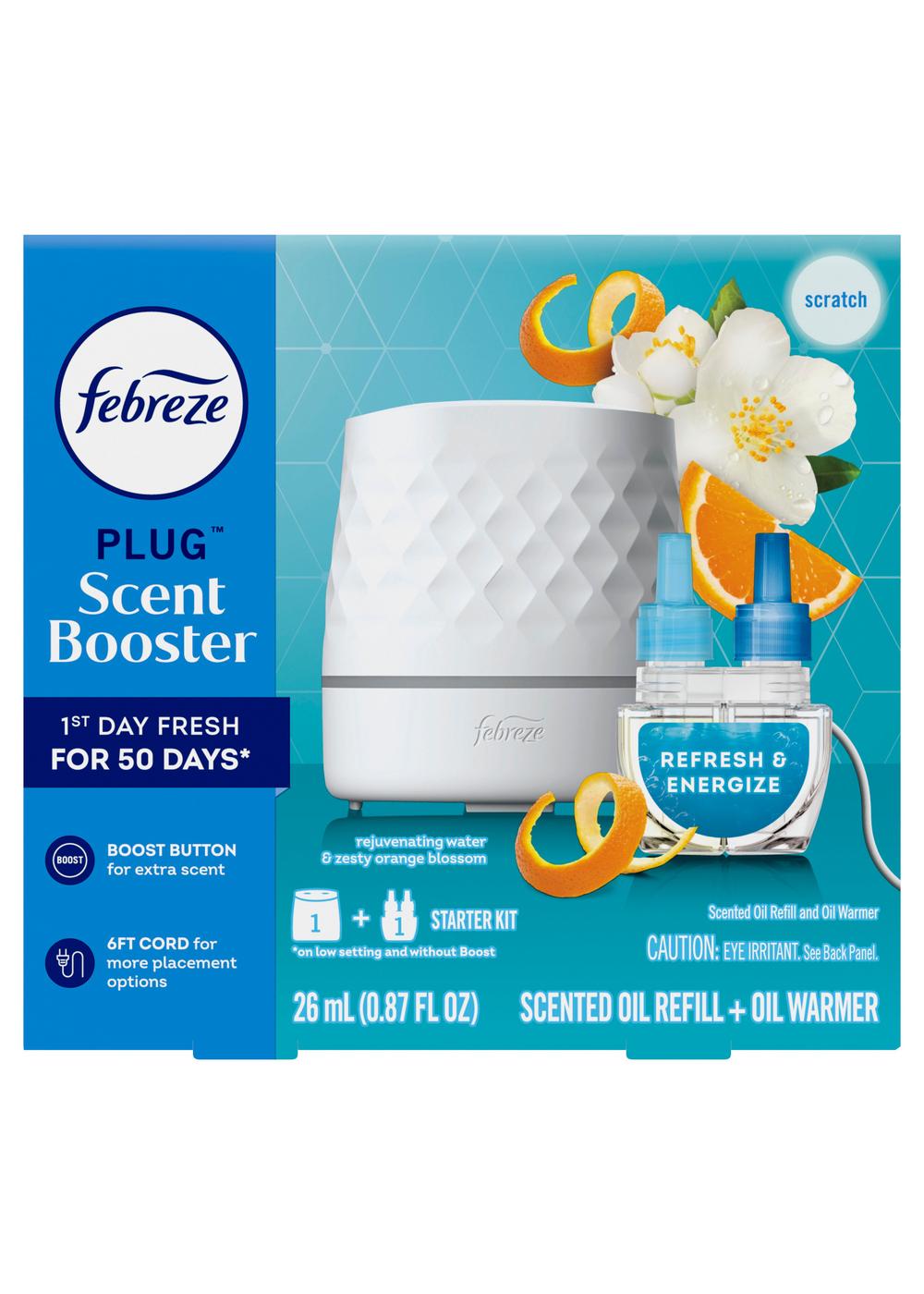 Febreze Plug Scent Booster Starter Kit - Orange Blossom - Shop Air ...