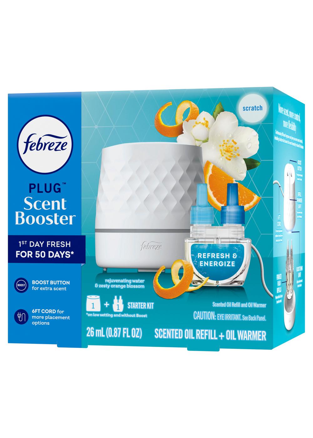 Febreze Plug Scent Booster Starter Kit - Orange Blossom - Shop Air ...