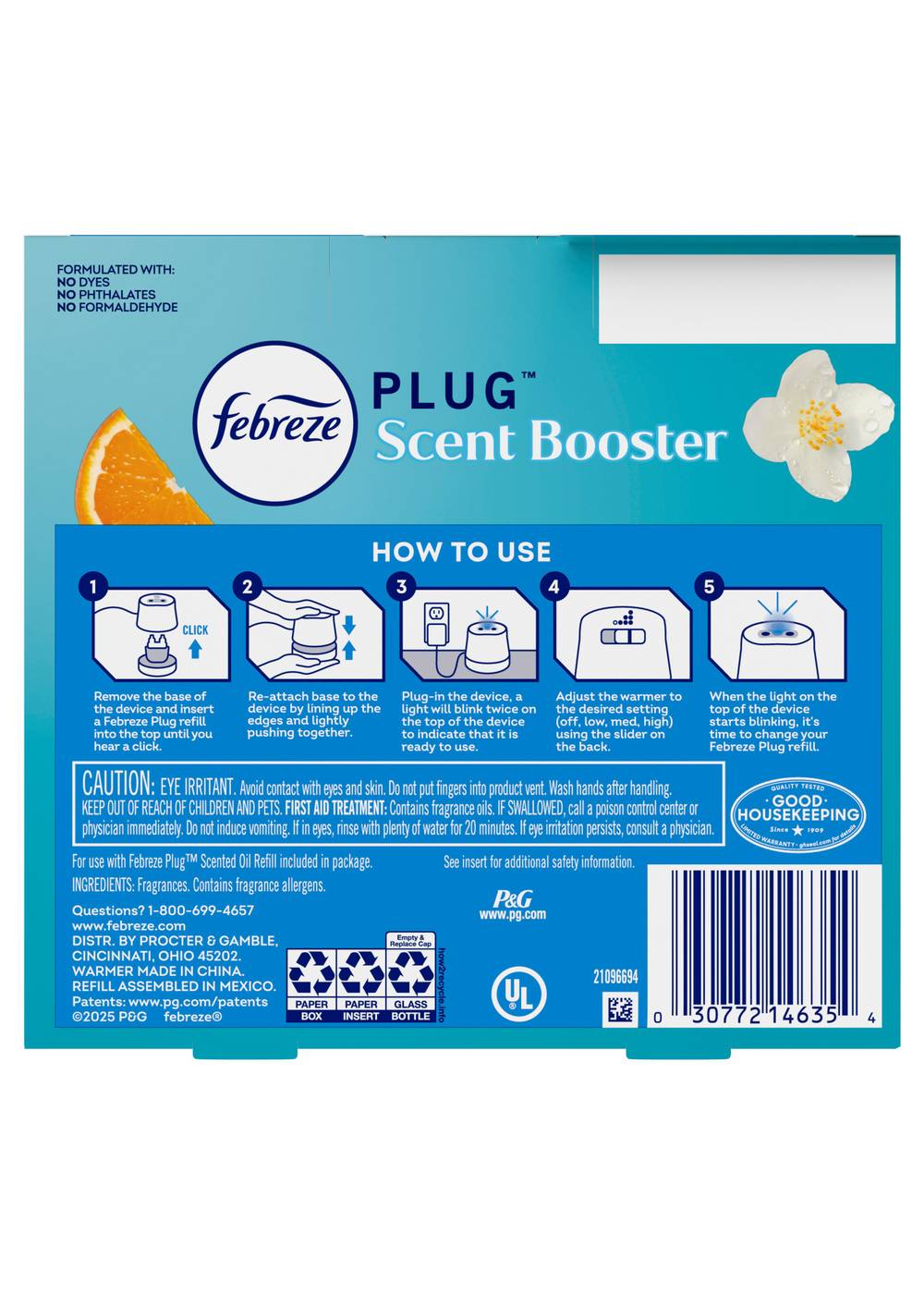 Febreze Plug Scent Booster Starter Kit - Orange Blossom - Shop Air ...