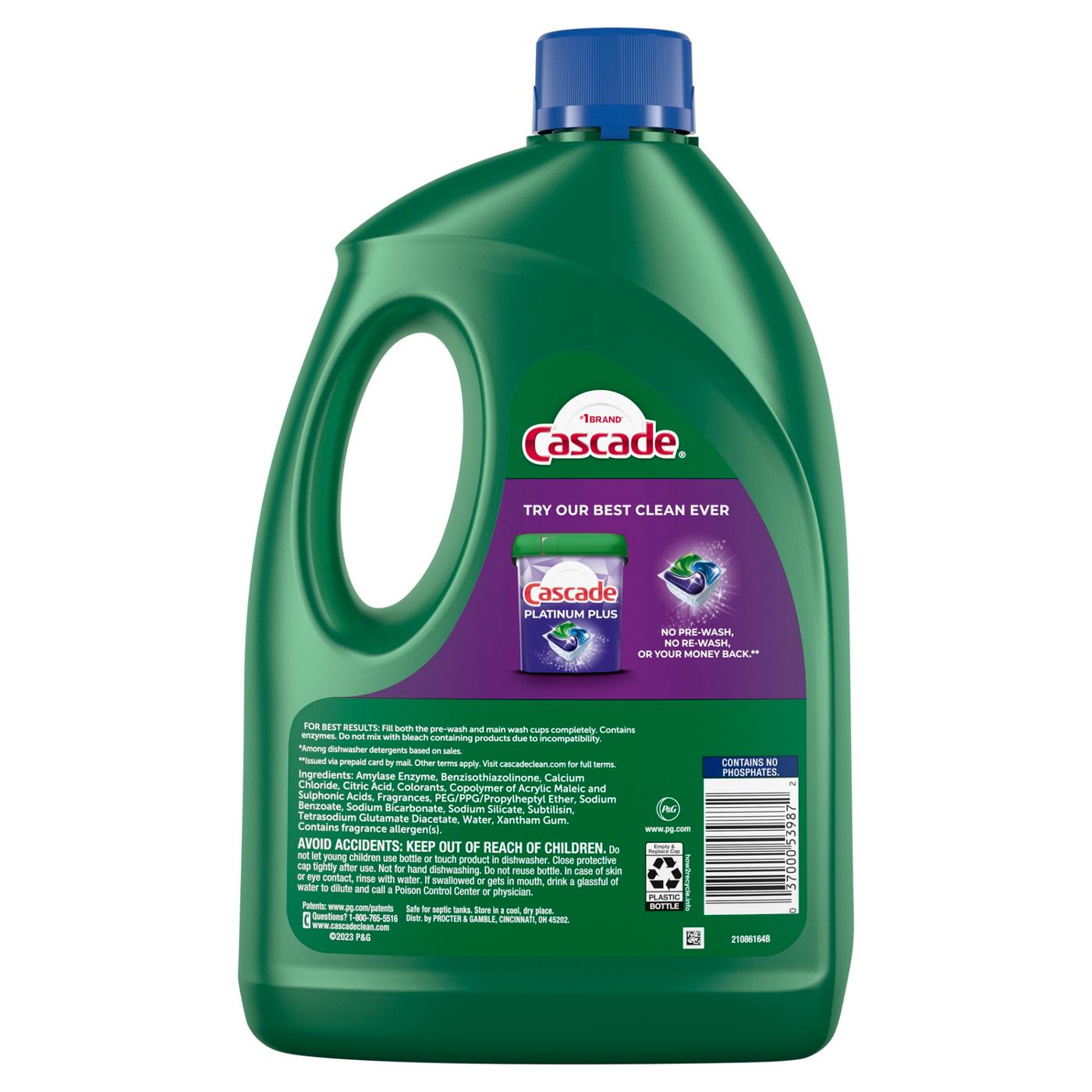 Cascade Complete Dishwasher Detergent Liquid Gel, Fresh Scent - Shop ...