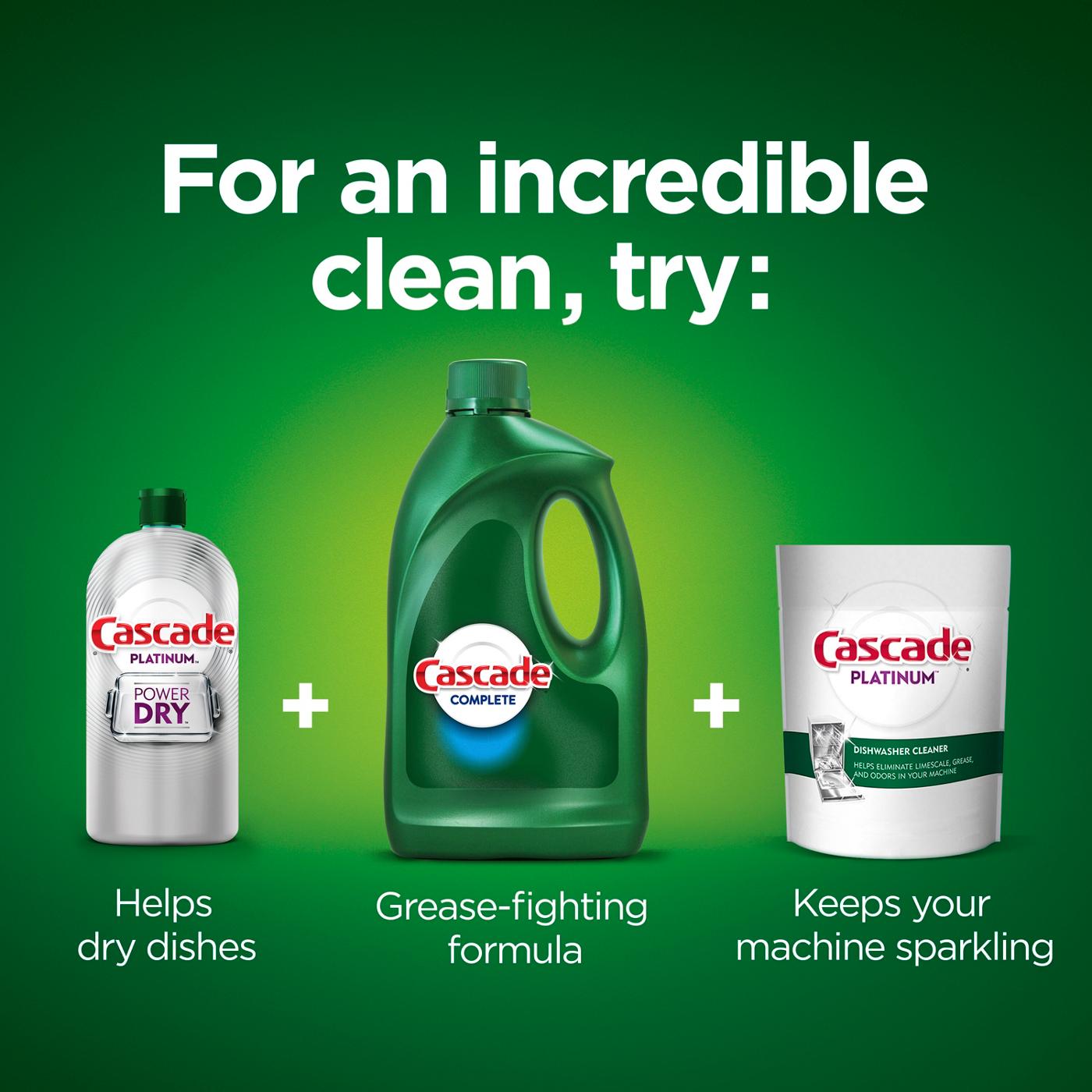 Cascade Complete Dishwasher Detergent Liquid Gel, Fresh Scent - Shop ...